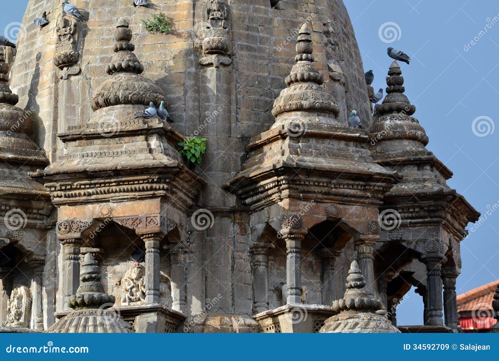 Newari Architecture in Patan Stock Image - Image of durbar, buildings ...