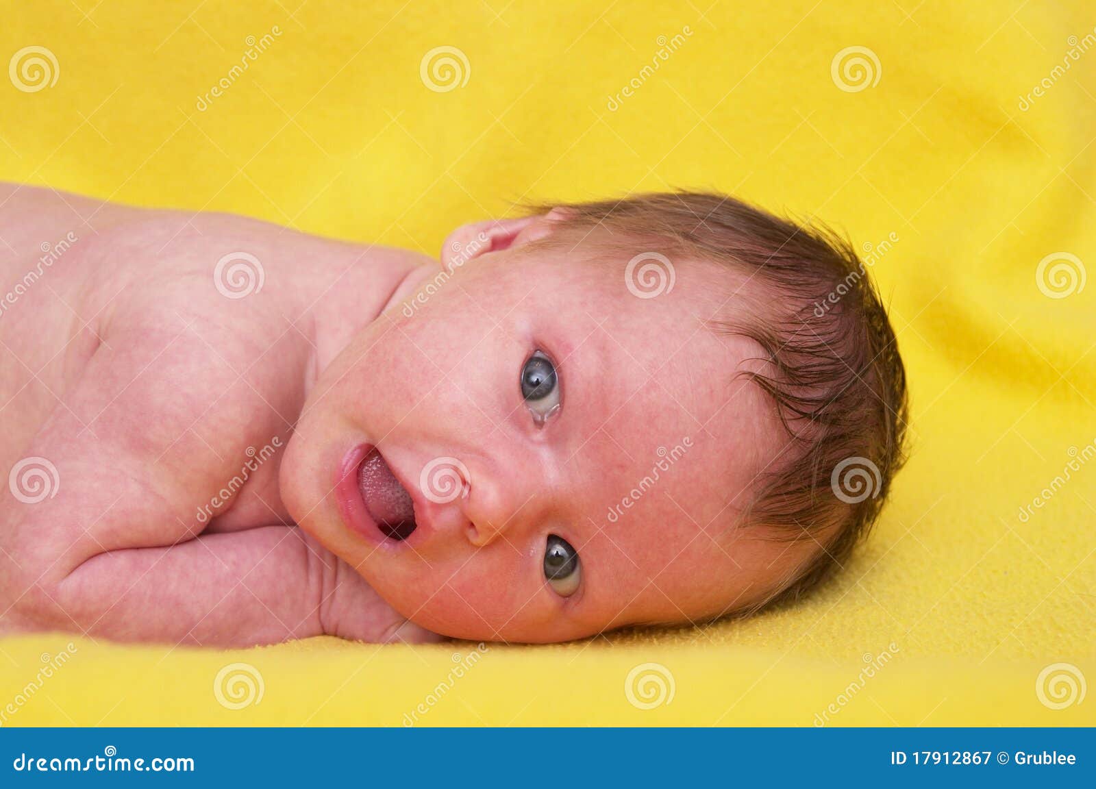 Newborn baby stock image. Image of curious, funny, girl - 17912867