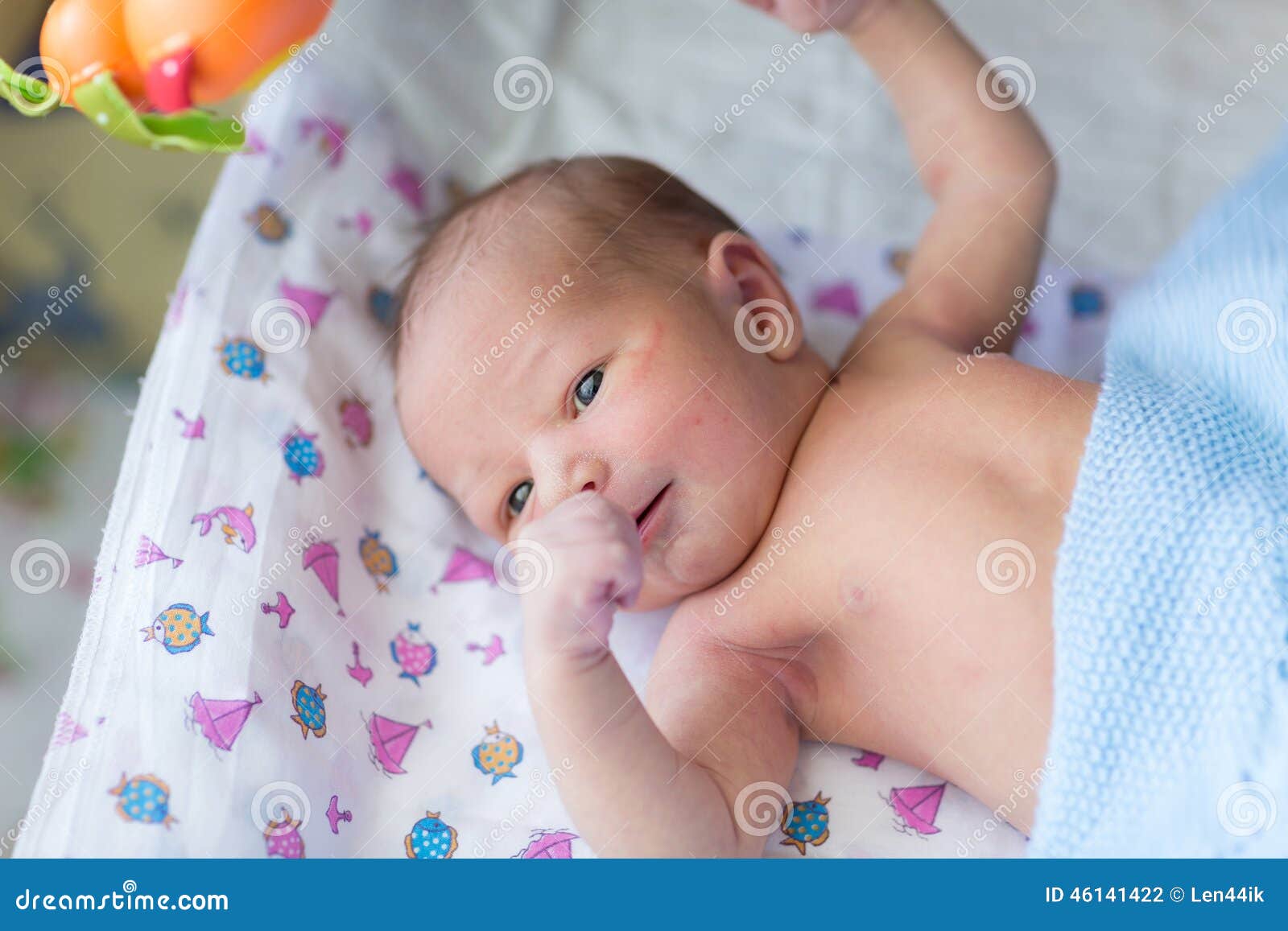 Newborn baby, 3 days old stock photo. Image of adorable - 46141422