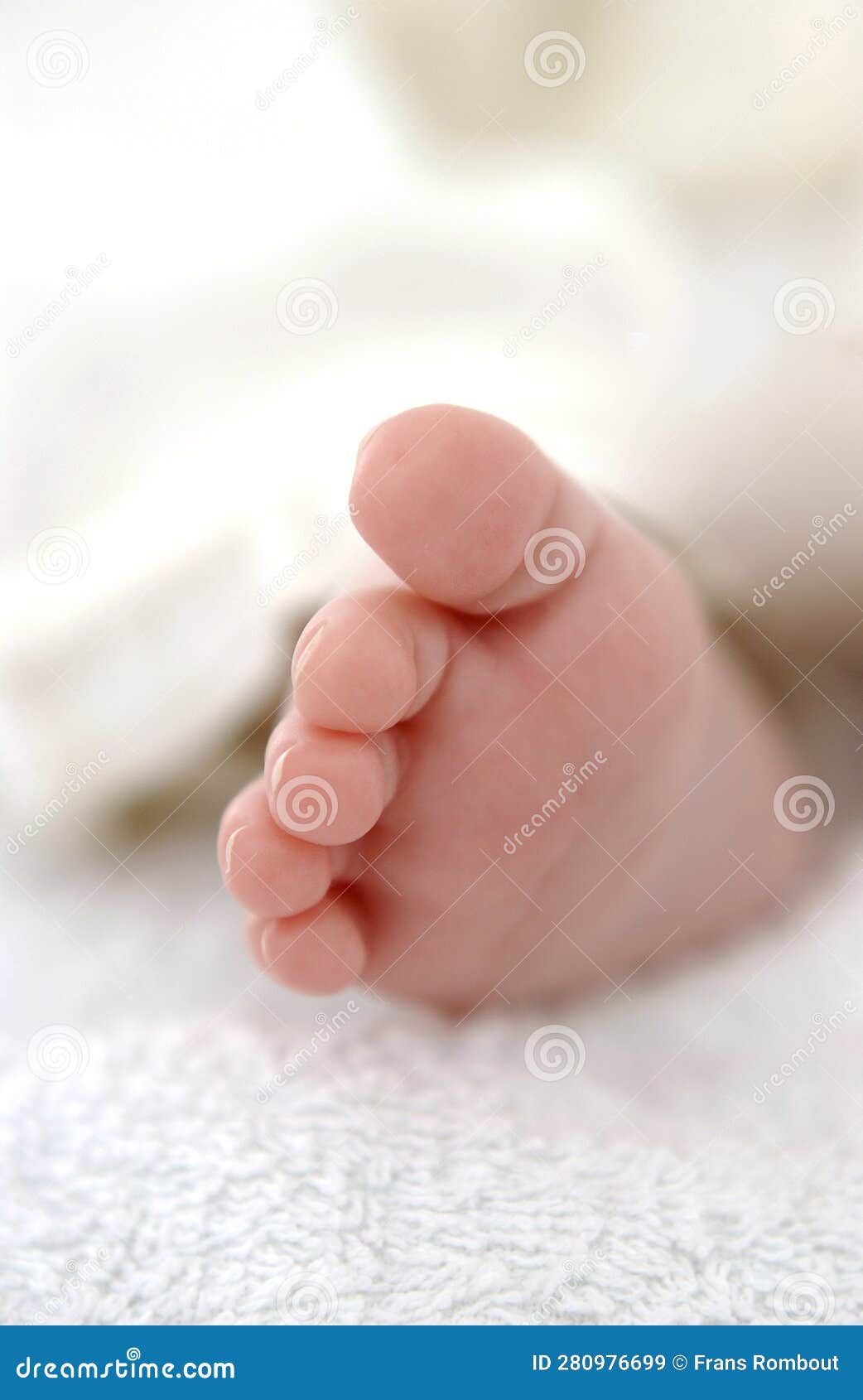 Newborn baby foot close up stock image. Image of soft - 280976699