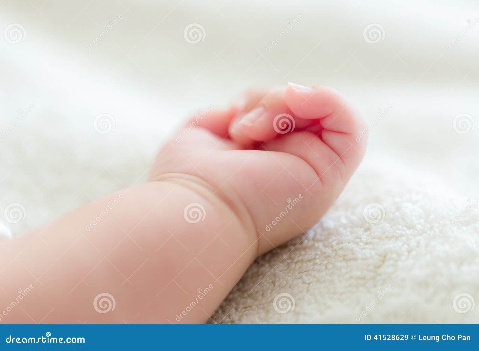 Newborn baby hand stock image. Image of finger, newborn - 41528629