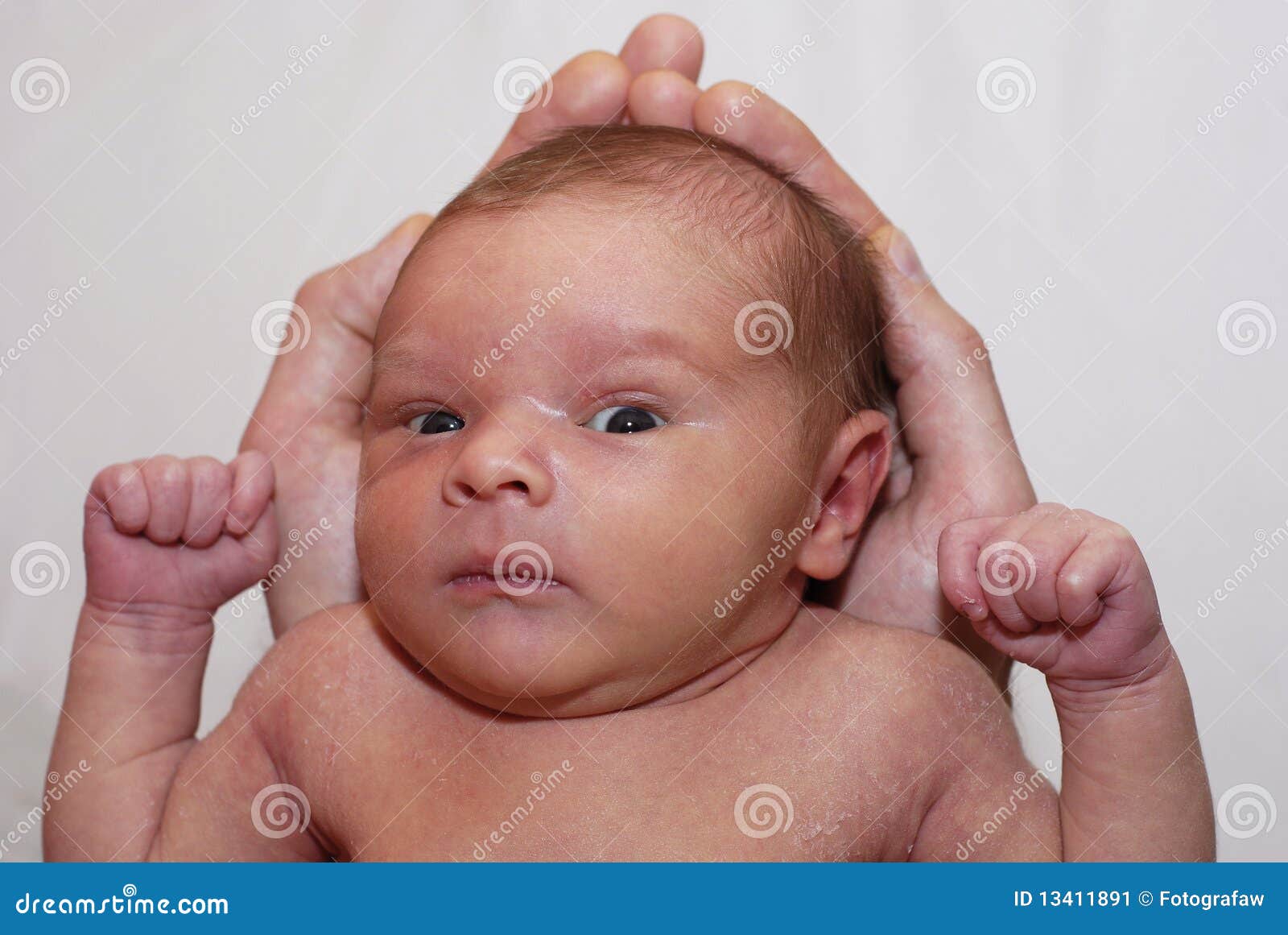 Newborn baby in hands stock image. Image of children - 13411891