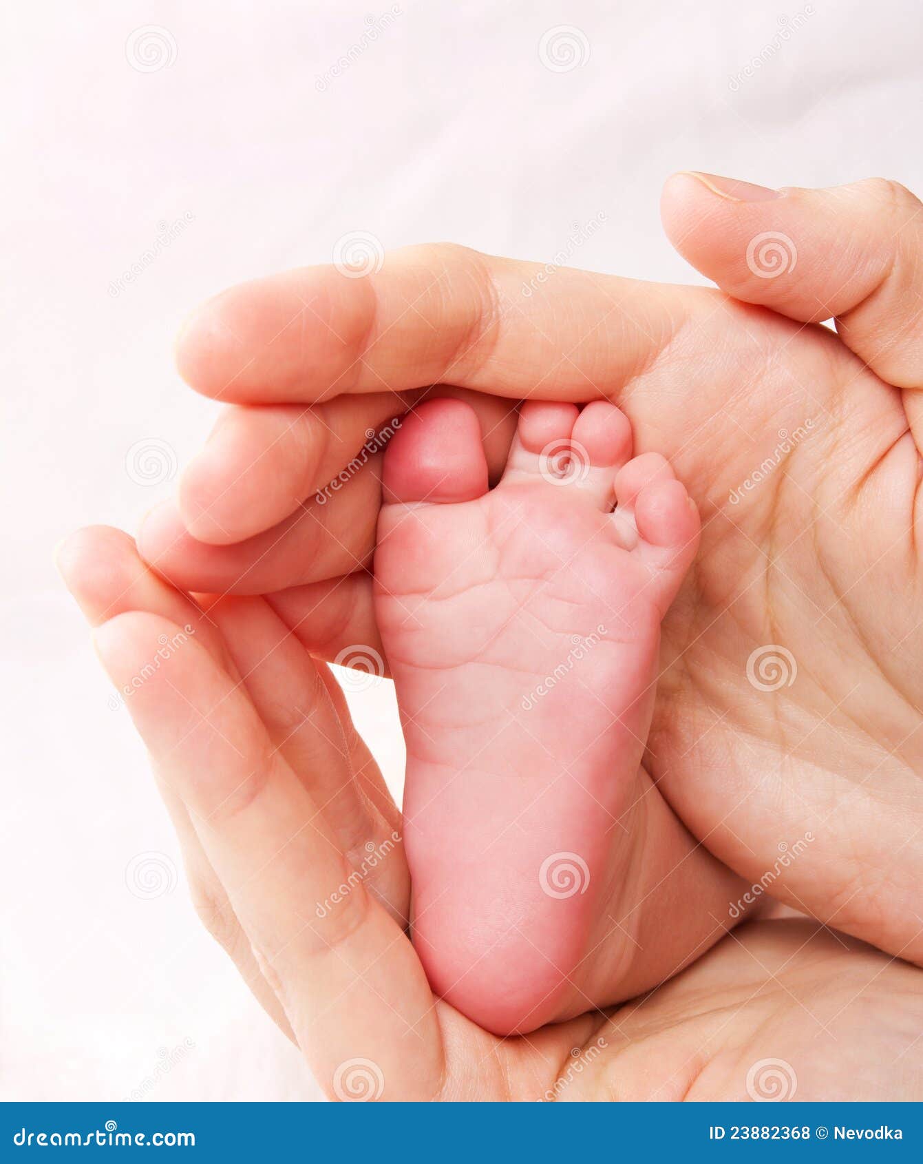 Newborn baby leg stock photo. Image of cute, security - 23882368