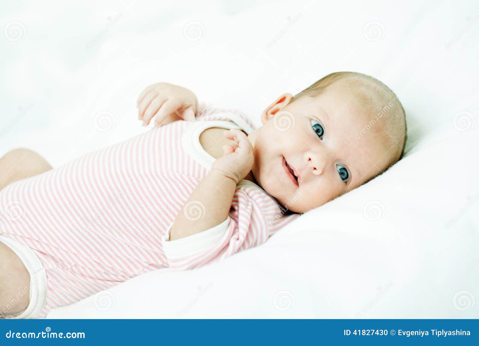 Newborn baby one month age stock photo. Image of face - 41827430