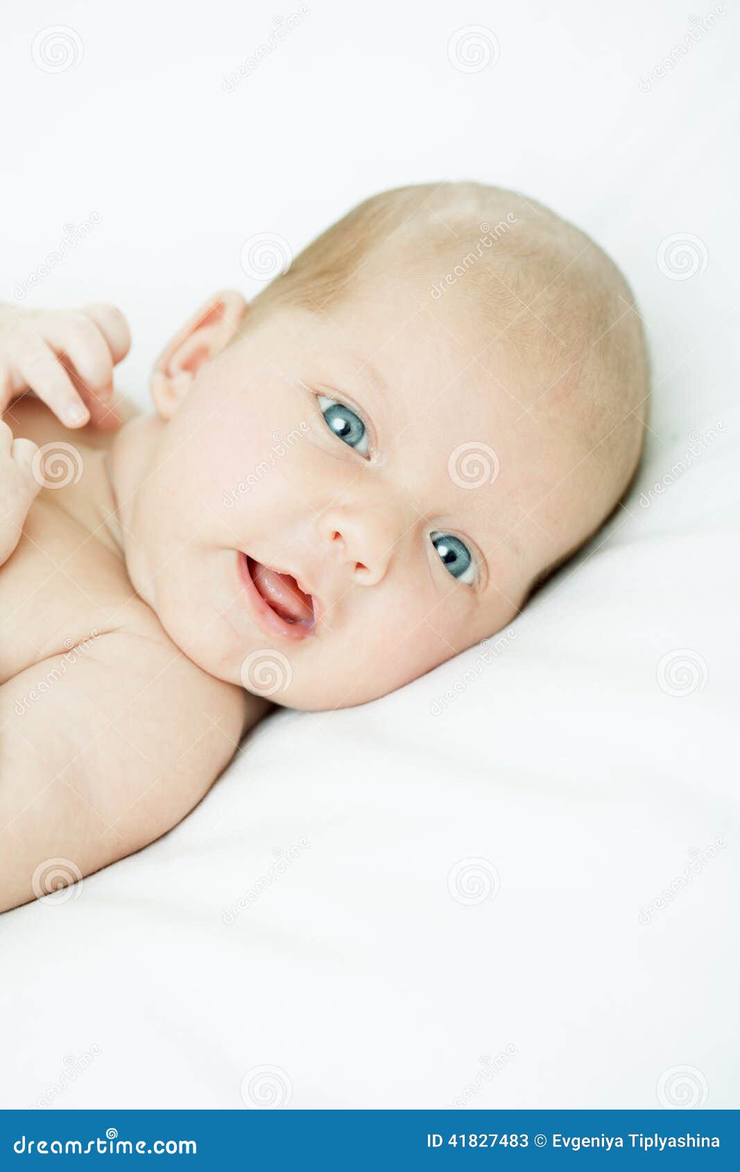 Newborn baby one month age stock image. Image of happy - 41827483