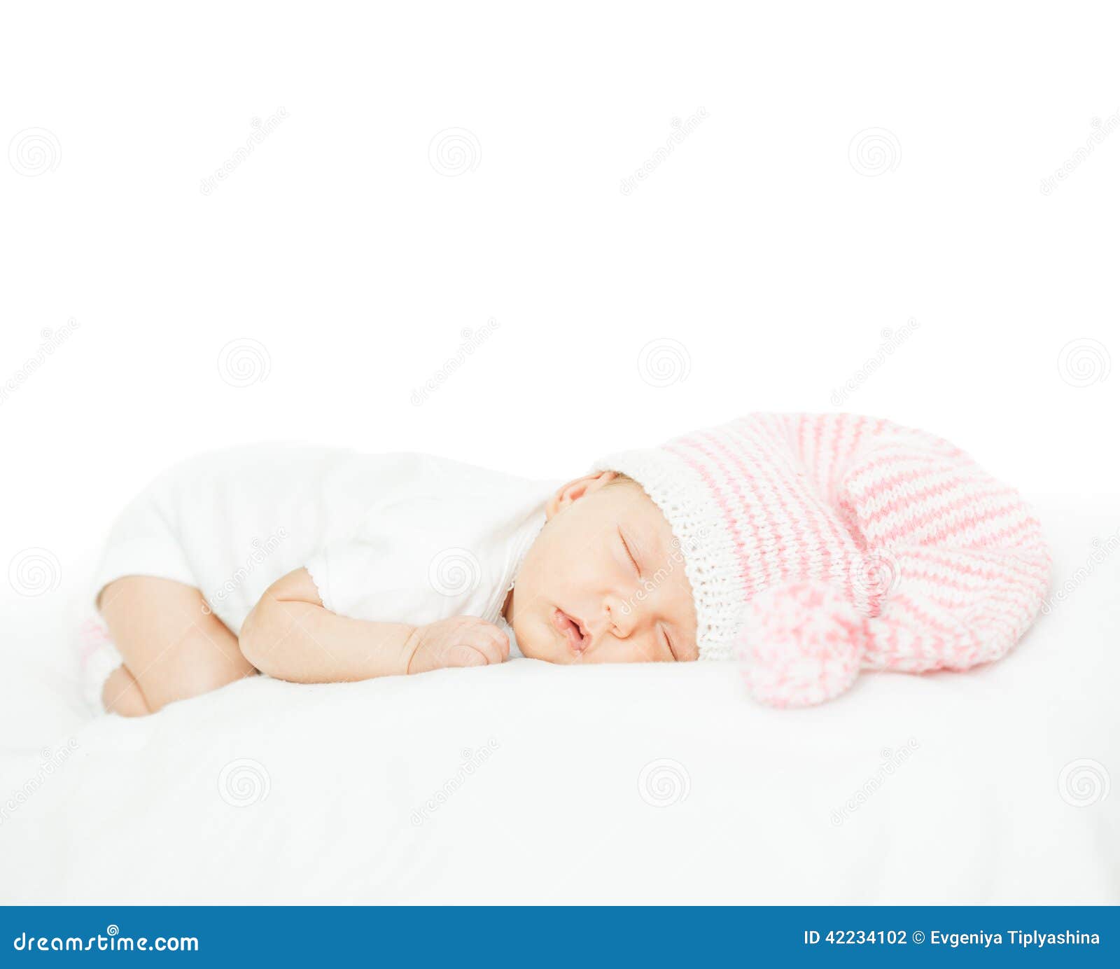 Newborn baby one month age stock photo. Image of knit - 42234102