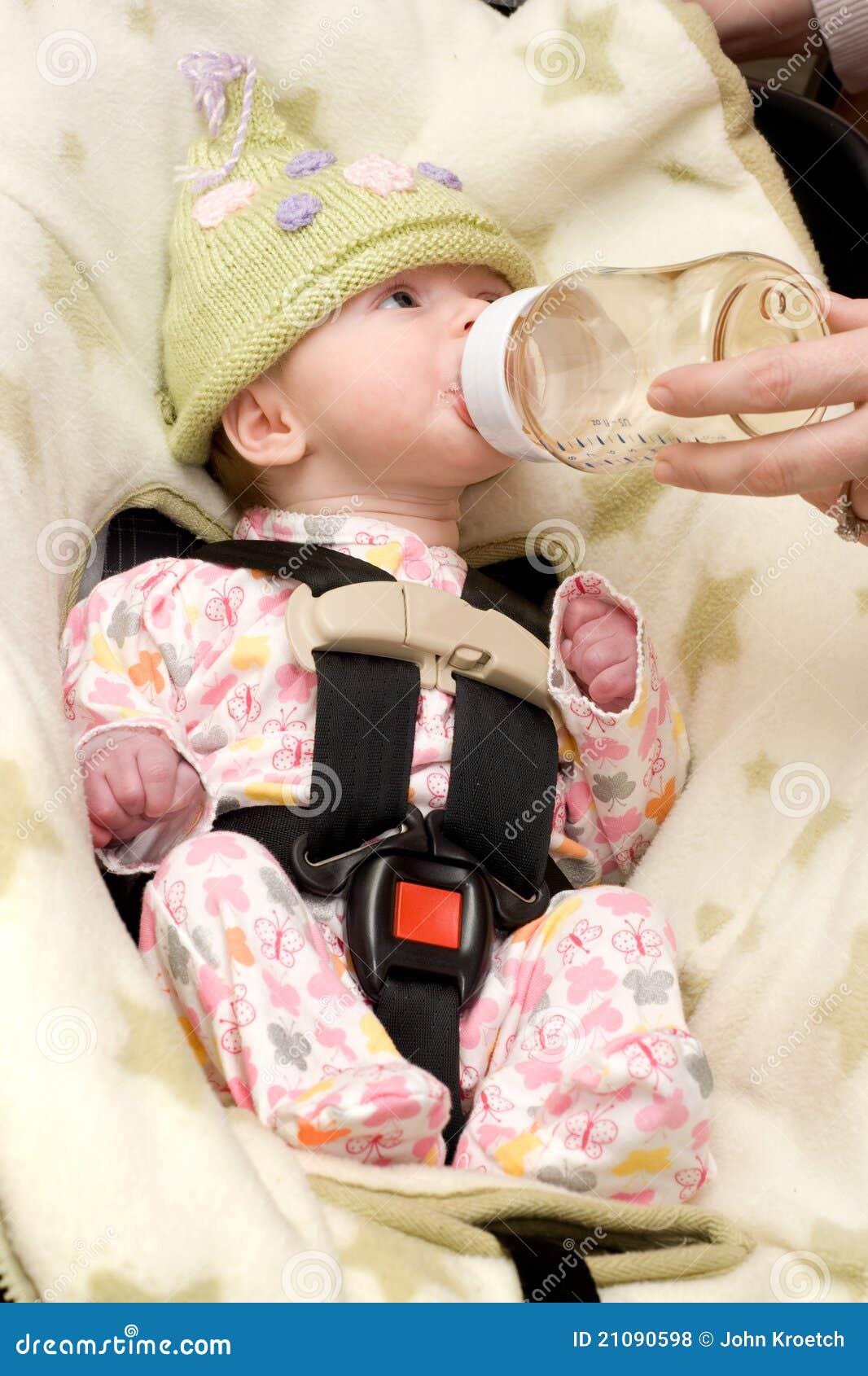 Newborn Being Bottle Fed stock photo. Image of bottle - 21090598