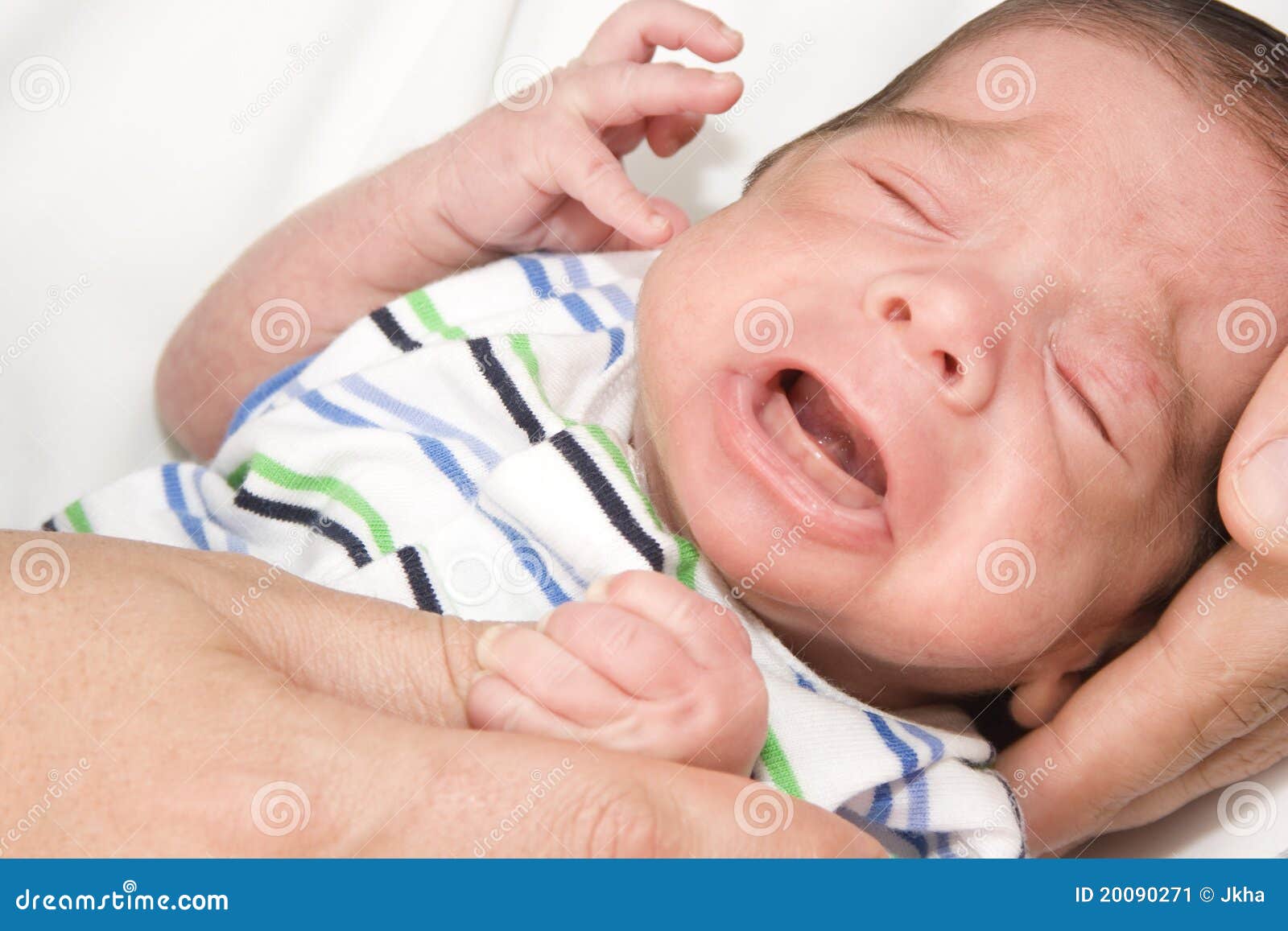 Newborn Crying stock image. Image of crying, beautiful - 20090271