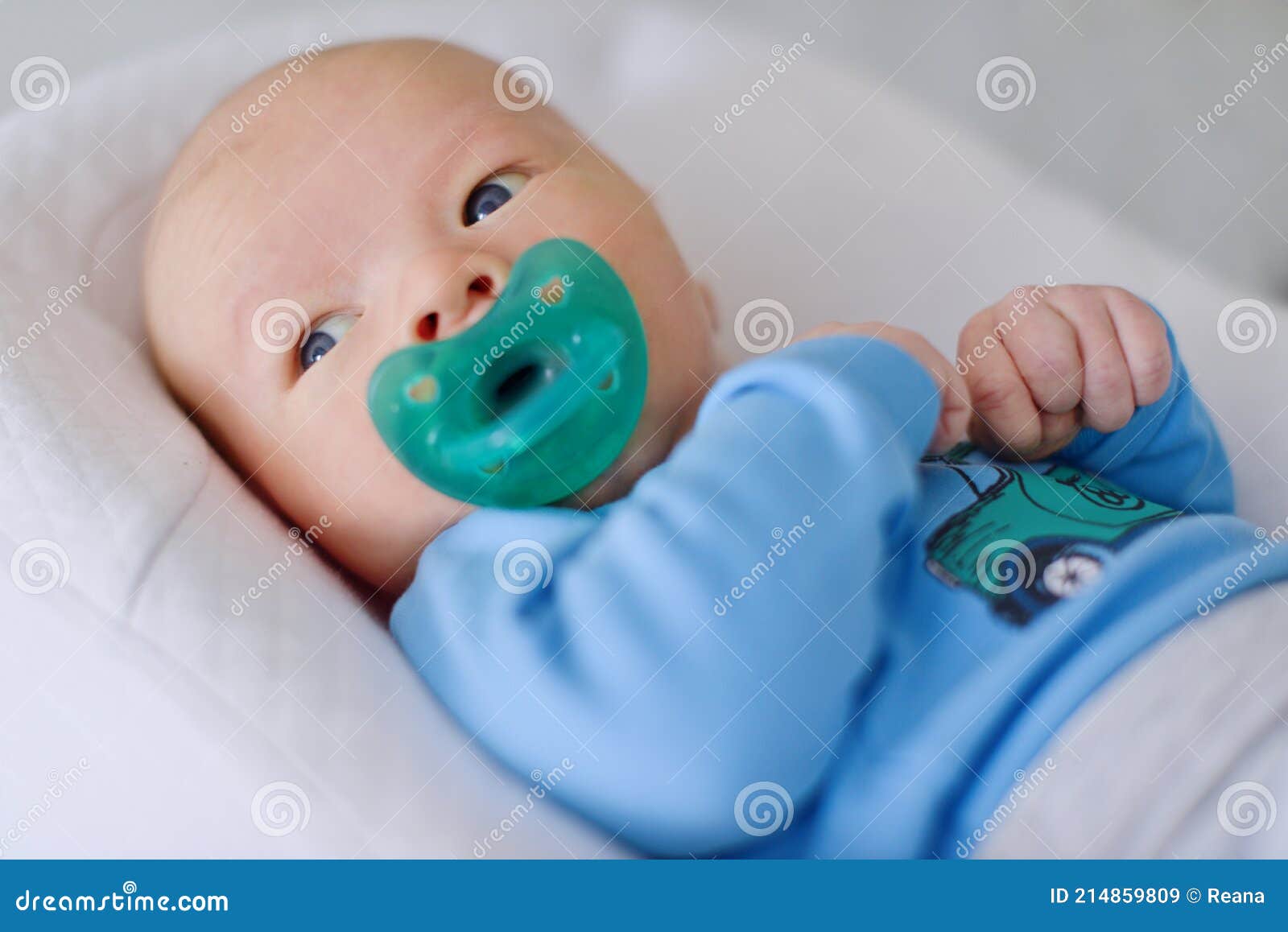Newborn with dummy stock image. Image of care, life - 214859809