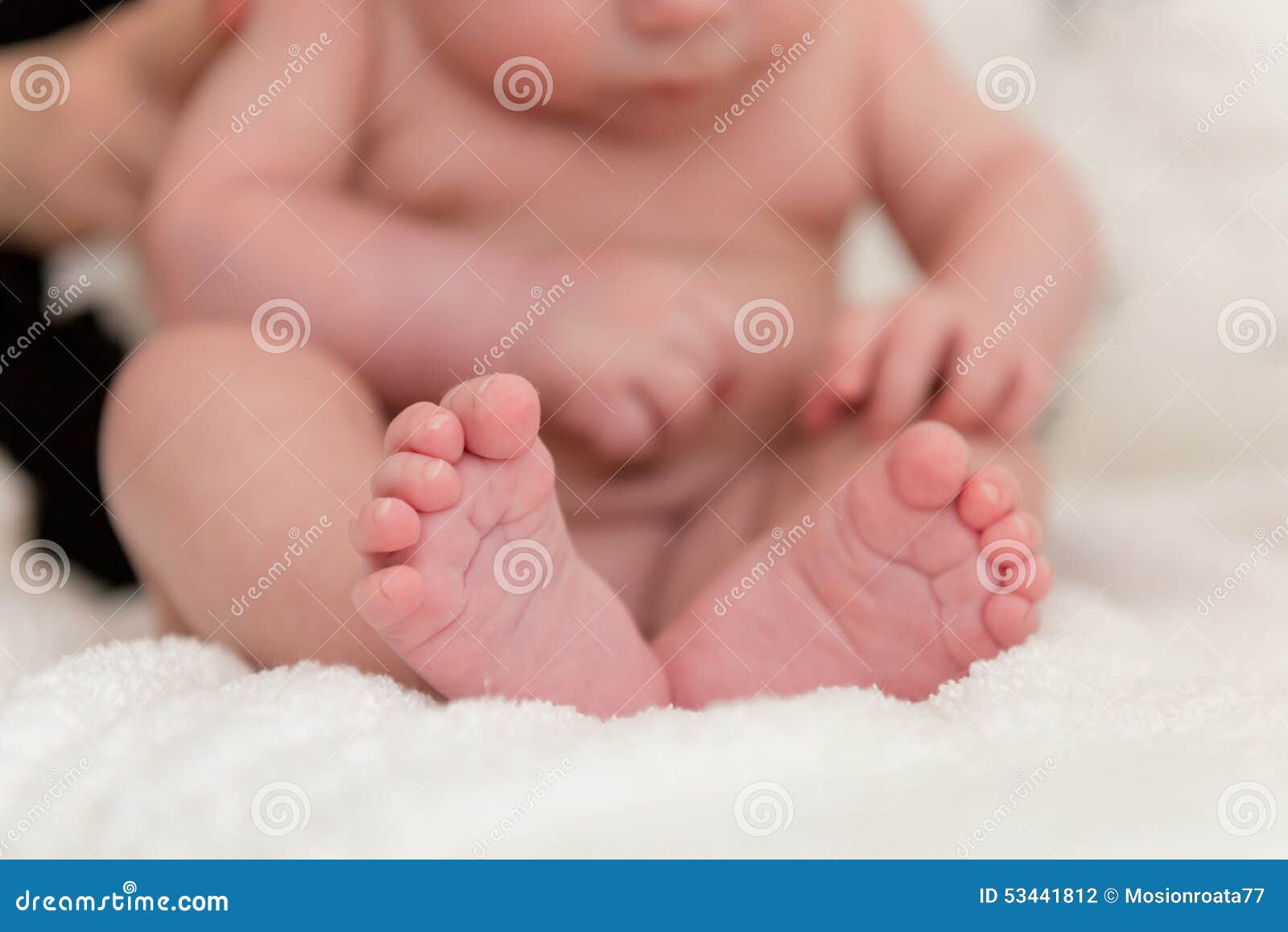 Newborn legs stock photo. Image of foot, newborn, baby - 53441812