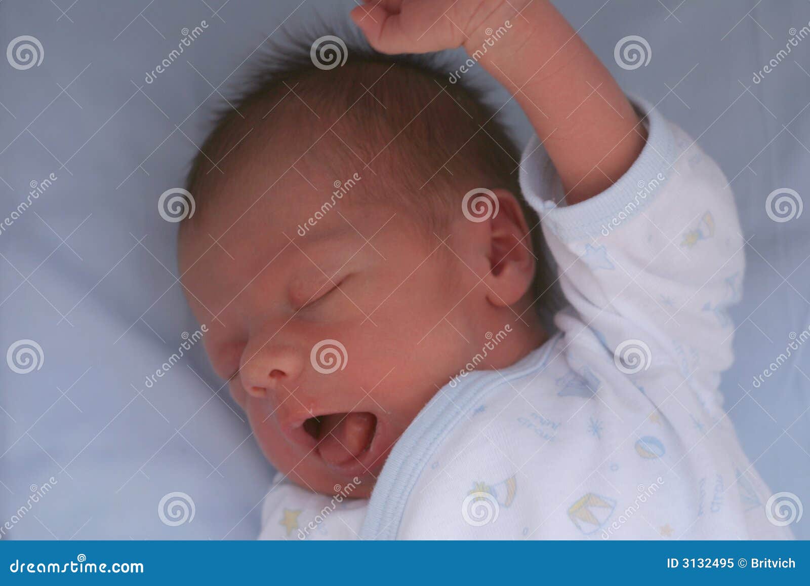 Newborn yawn stock image. Image of beautiful, help, birthday - 3132495