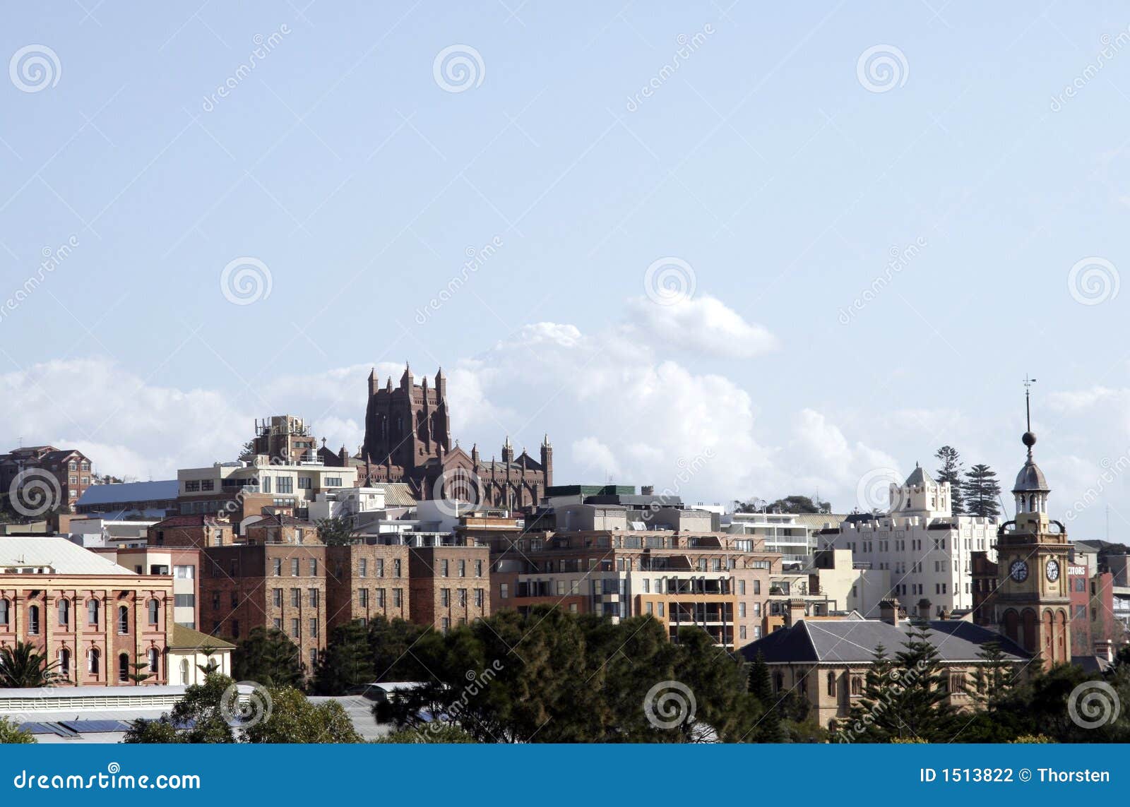 Newcaslte City stock photo. Image of australia, clouds - 1513822