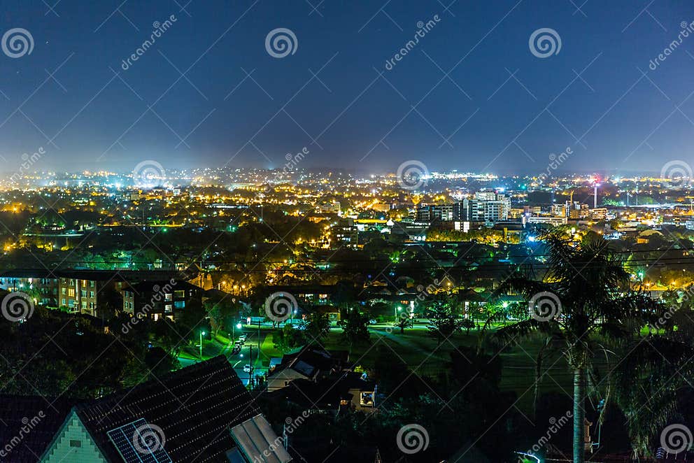 Newcastle night view stock image. Image of architecture - 81943955