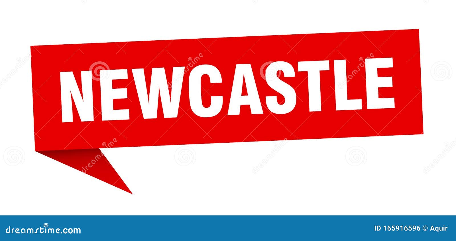 Newcastle Sticker. Newcastle Signpost Pointer Sign Stock Vector ...