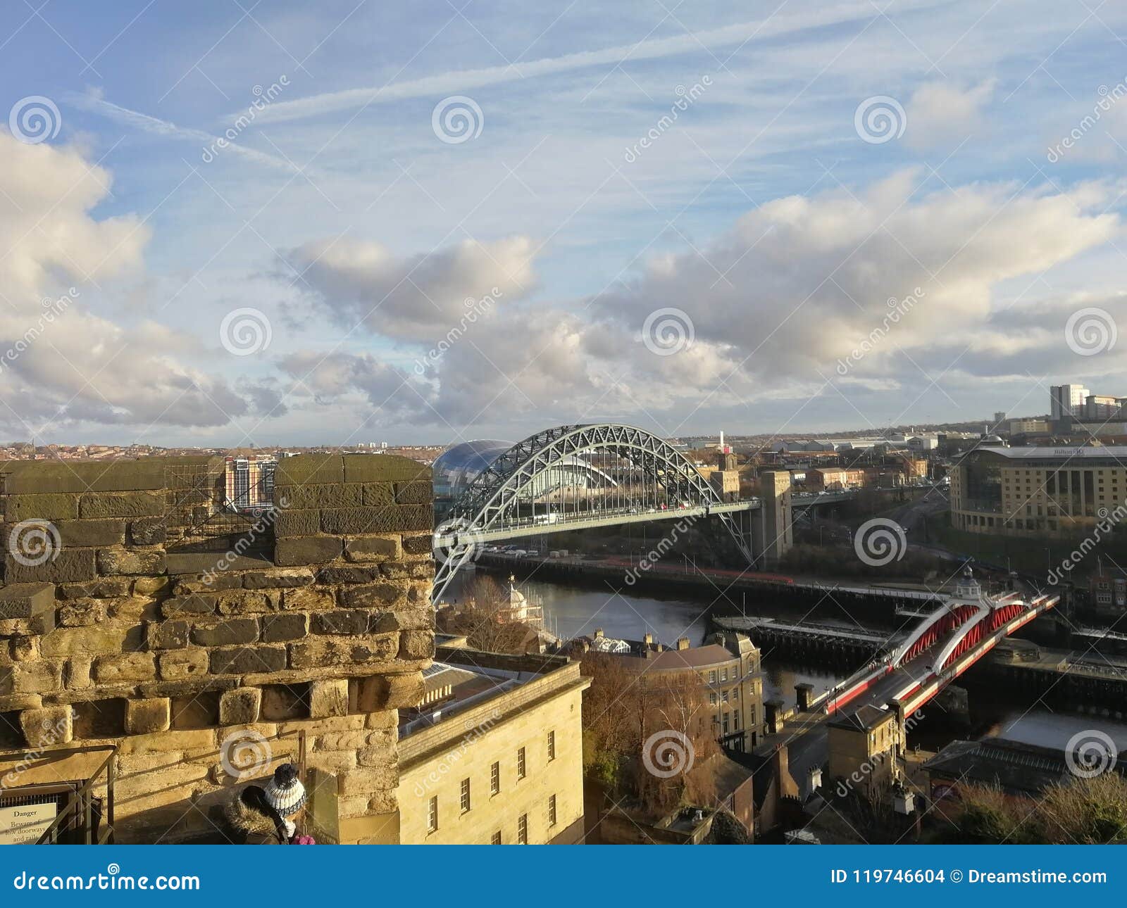 Newcastle view stock photo. Image of castle, view, views - 119746604