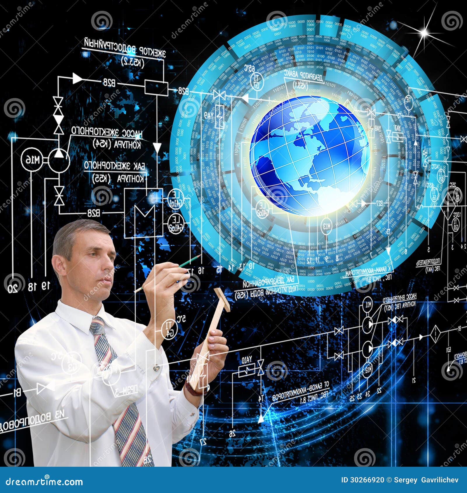 The Newest Internet Technologies Stock Photo - Image of luminescence ...