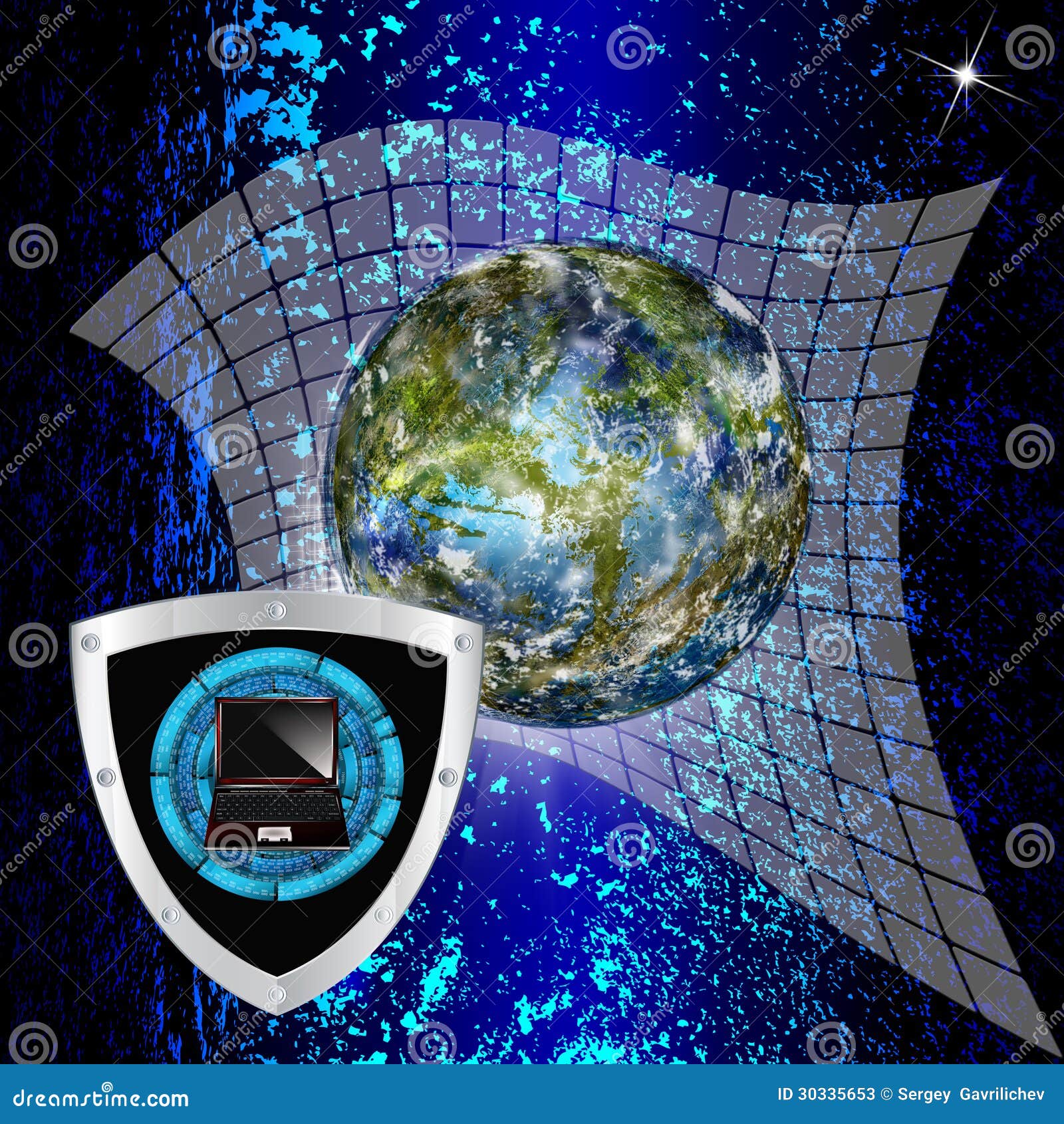 The Newest Internet Technologies Stock Illustration - Illustration of ...