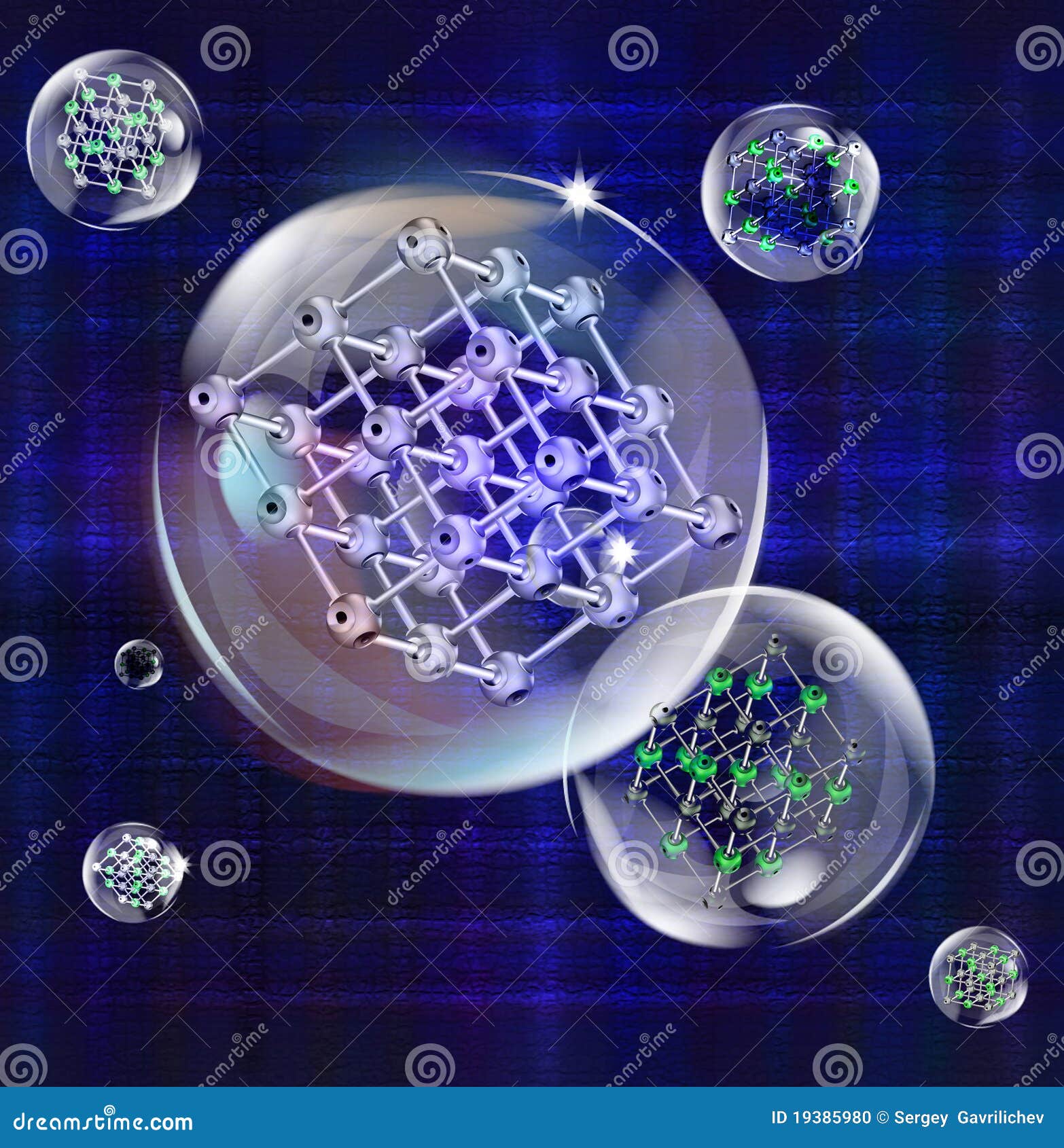 The Newest Technologies of Scientific Researches Stock Illustration ...