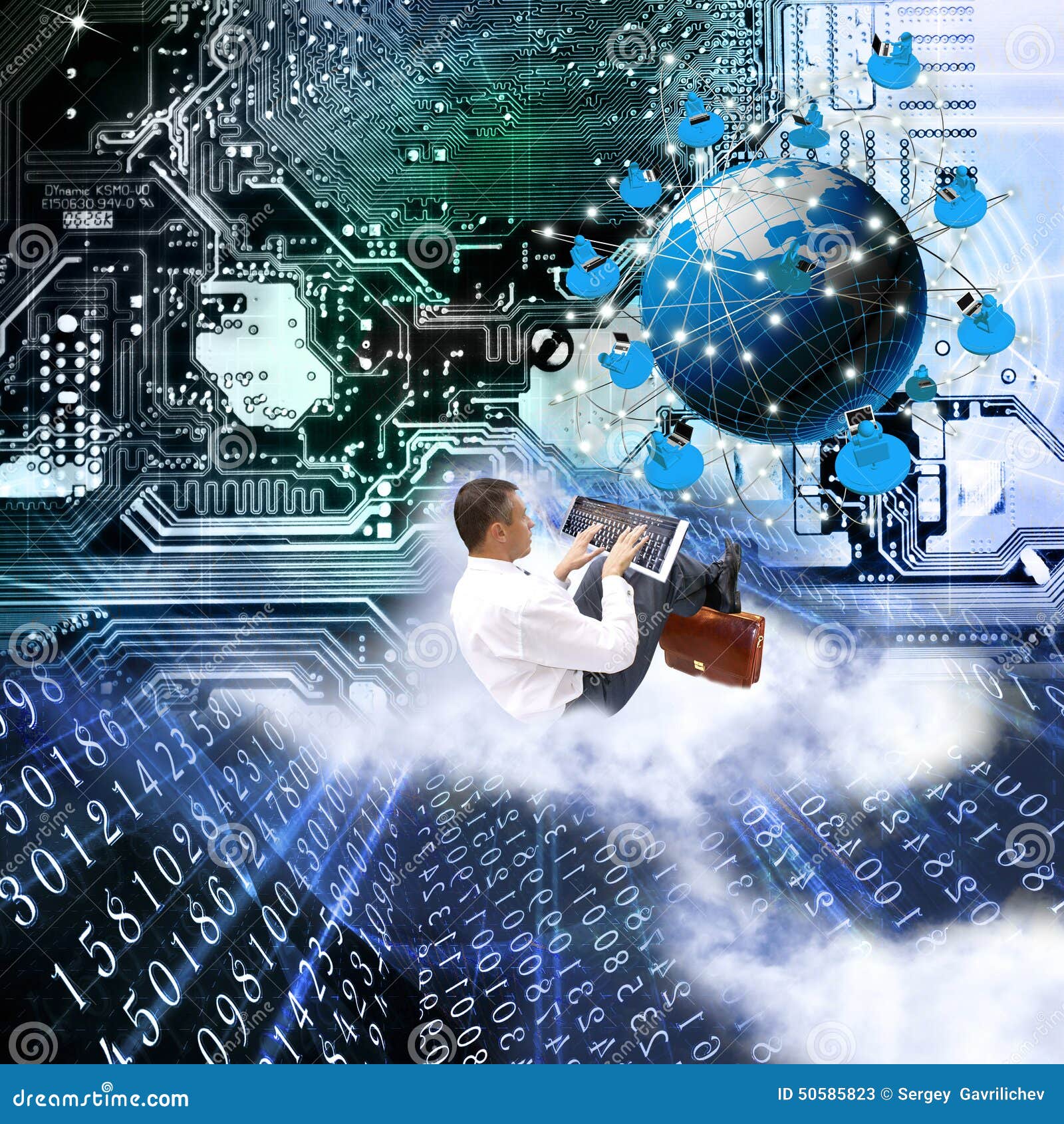 The Newest the Technology Internet Stock Image - Image of design ...