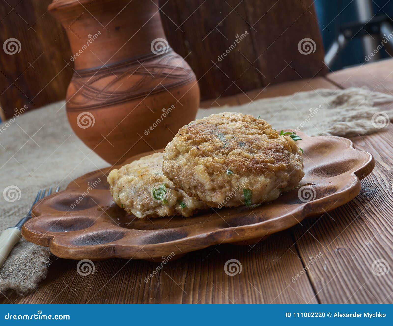 Newfoundland fish cakes stock photo. Image of snack - 111002220