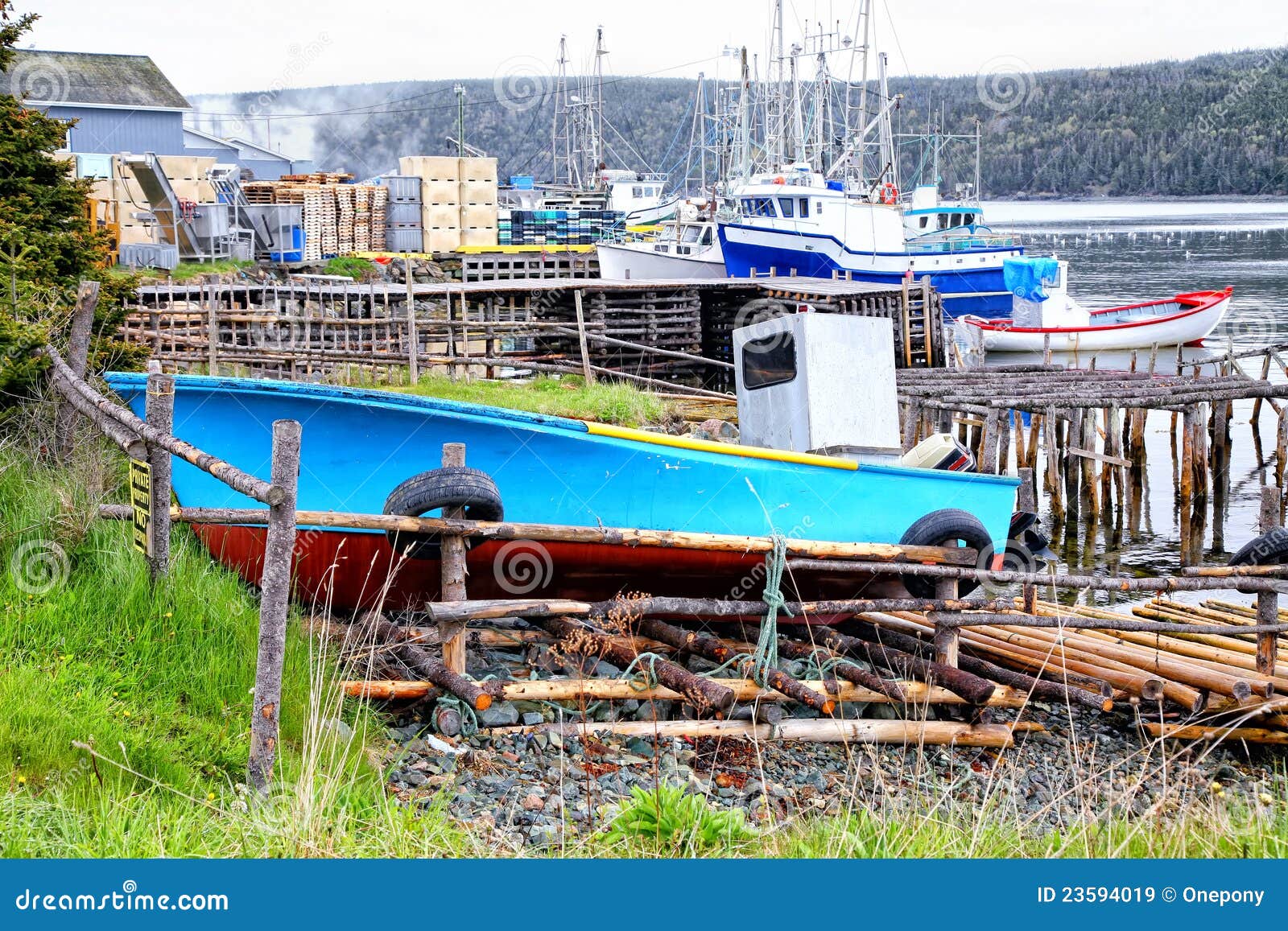 Newfoundland Fishing Boats stock image. Image of fishing - 23594019