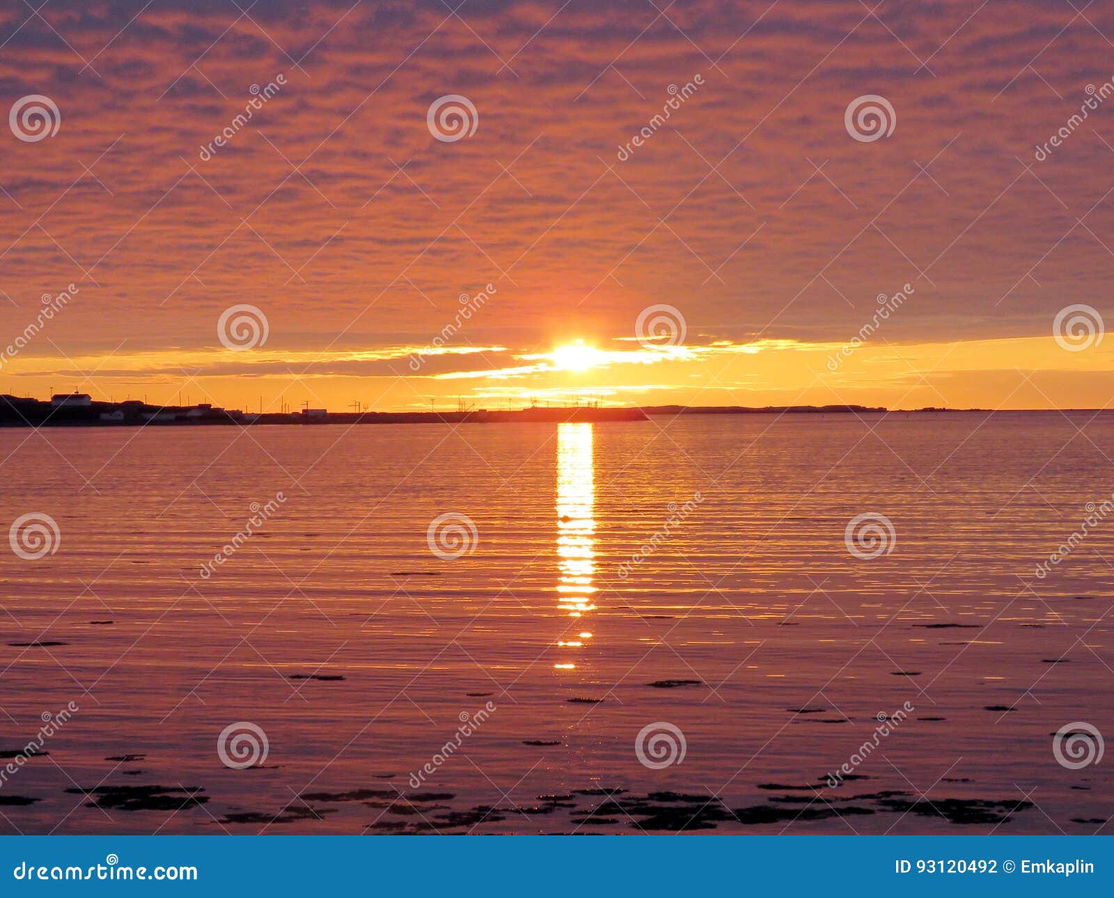Newfoundland sunset 2016 stock photo. Image of beach - 93120492