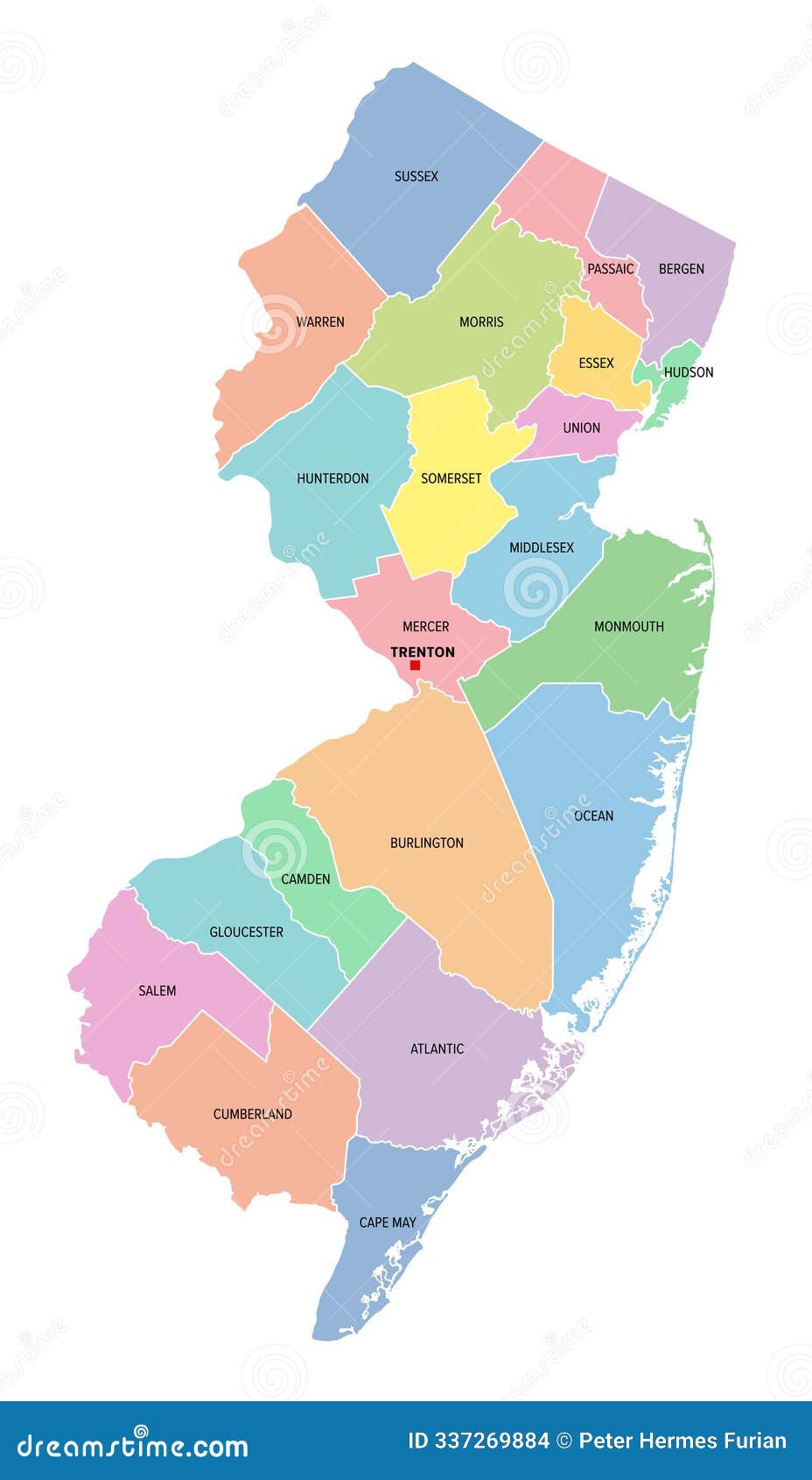 New Jersey Map. District Map Of New Jersey. District Map Of New Jersey ...