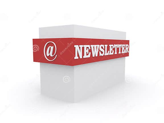 Newletter sign stock illustration. Illustration of banner - 28921274