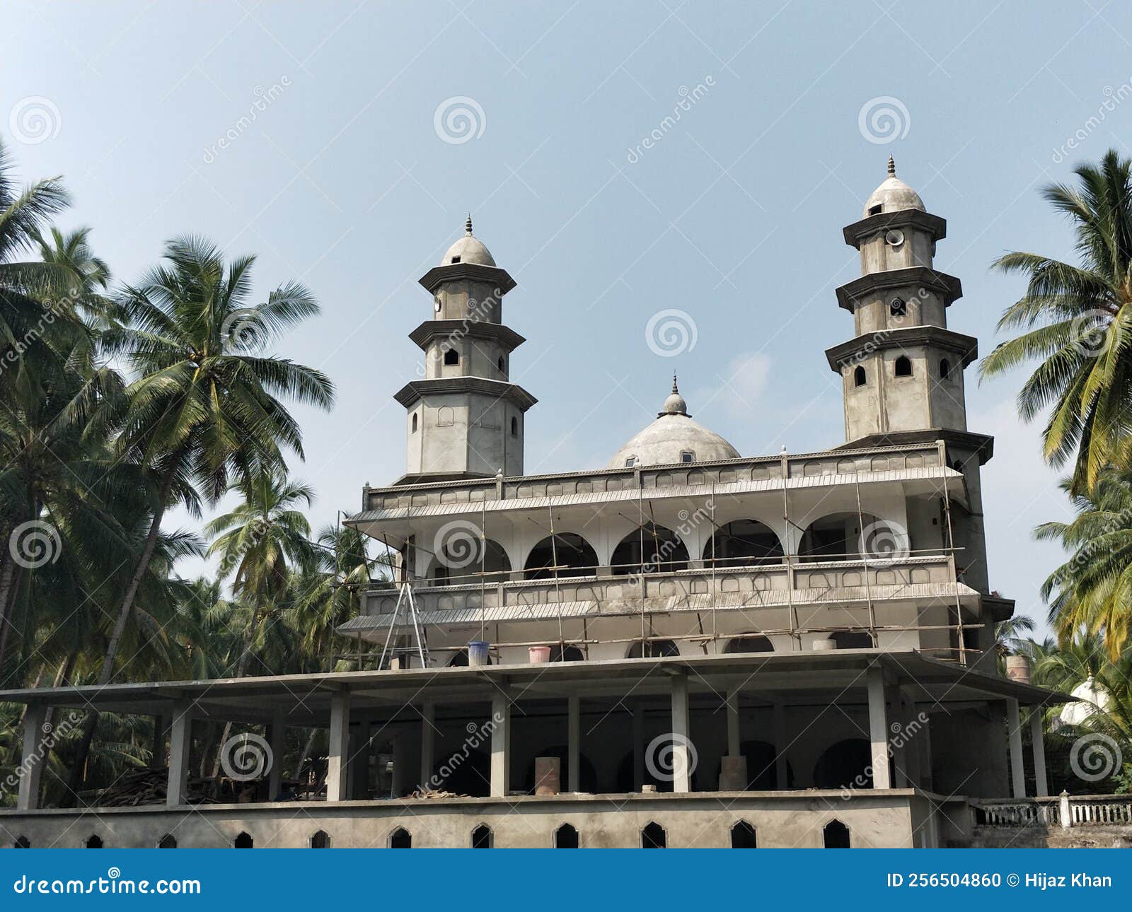 Newly building Juma masjid stock photo. Image of architecture - 256504860