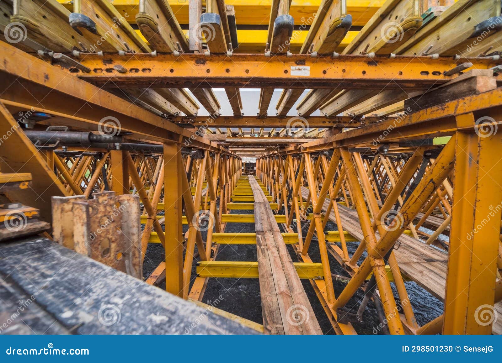 Bridge Construction. Spatial Structure of Bridge Structural Elements ...