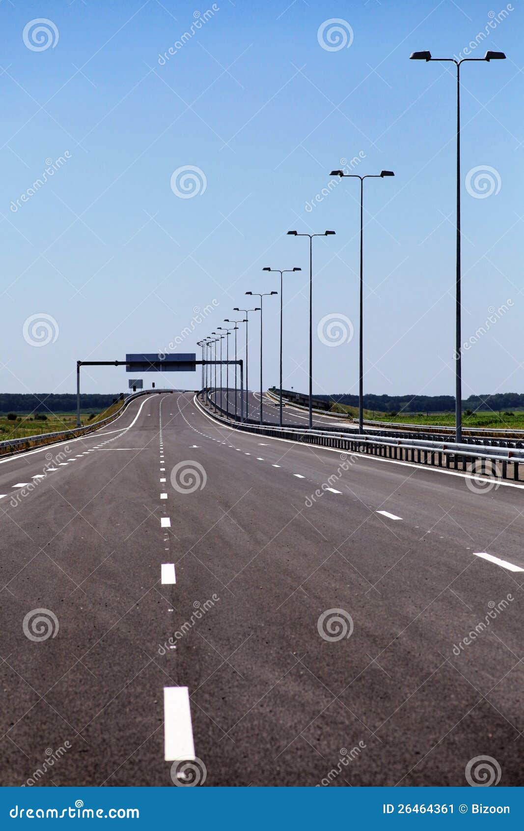 Newly built highway stock image. Image of countryside - 26464361