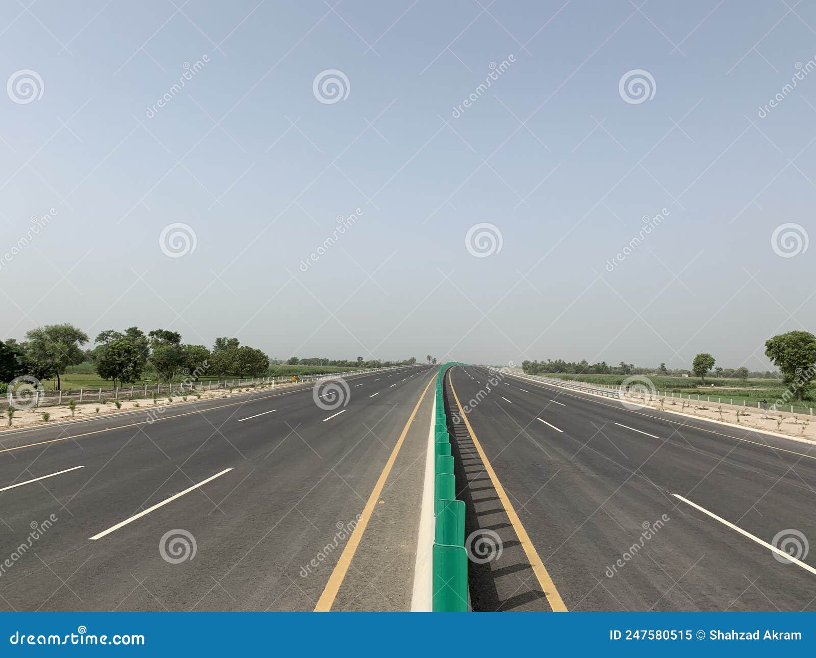Newly Constructed Expressway Freeway Stock Image - Image of driving ...