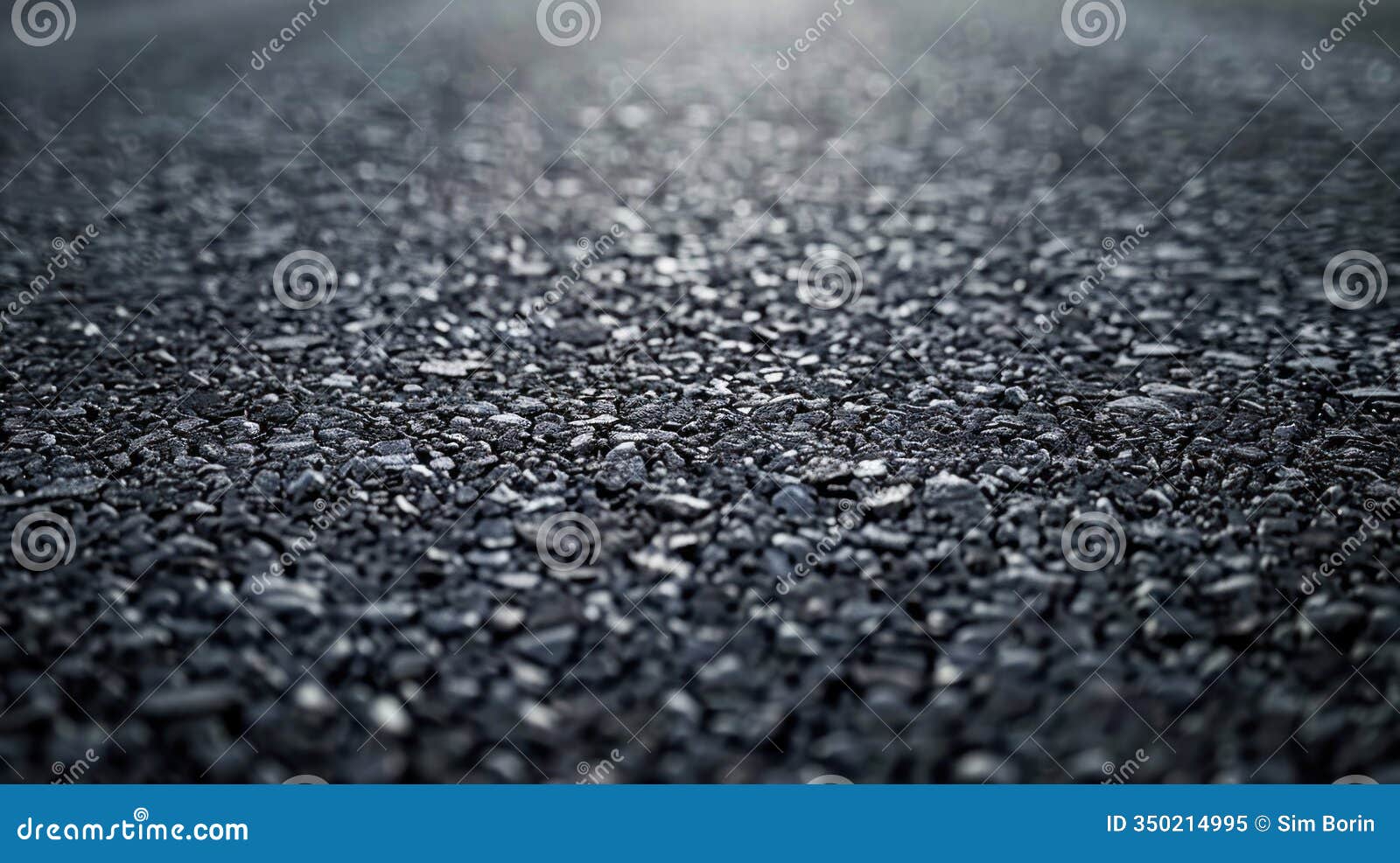 A Newly Laid Asphalt Surface Showing Its Smooth Stock Illustration ...