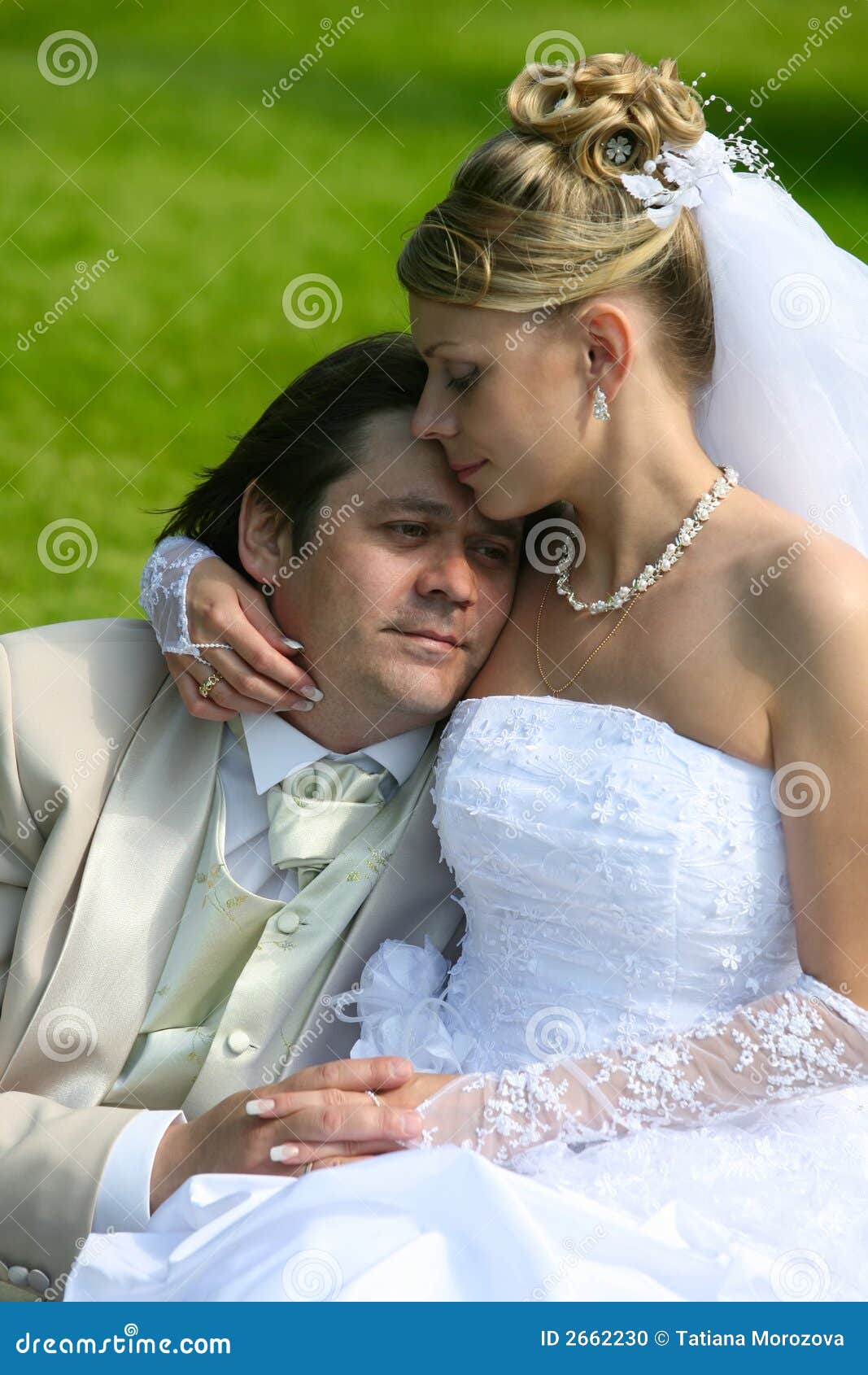 Newly married pair stock photo. Image of bride, fiance - 2662230