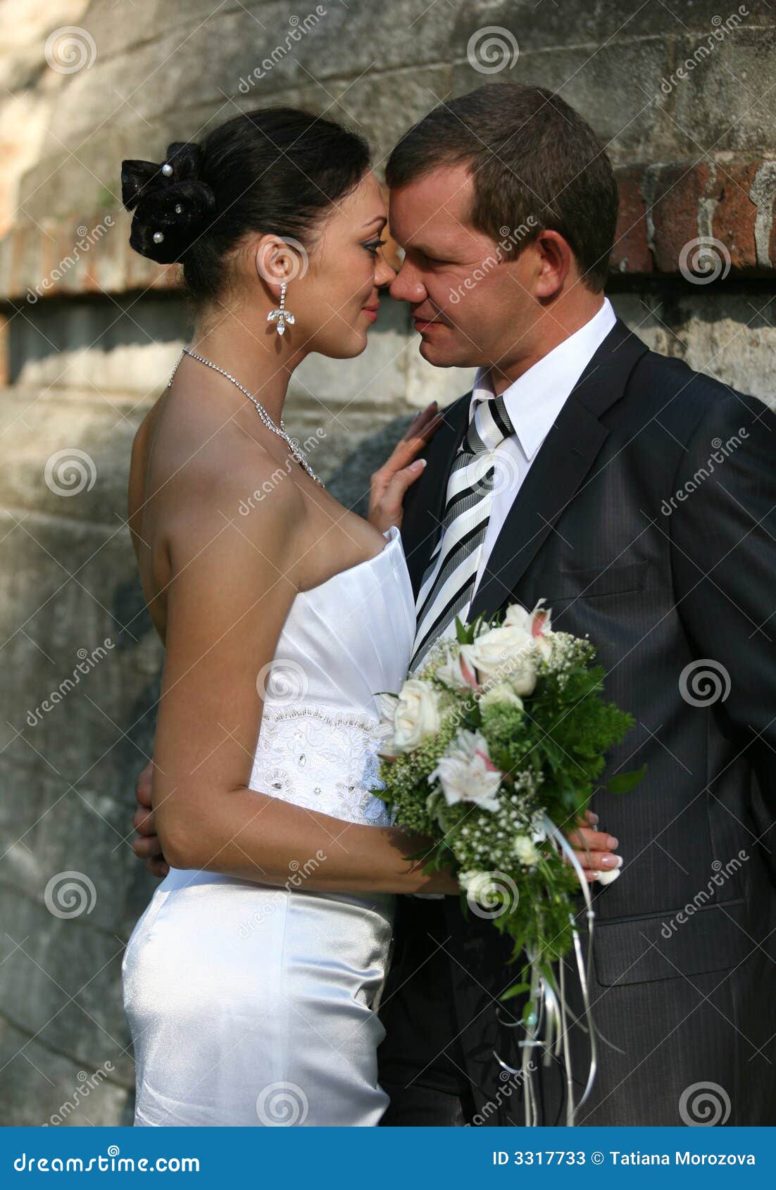 Newly married pair stock image. Image of family, passionate - 3317733