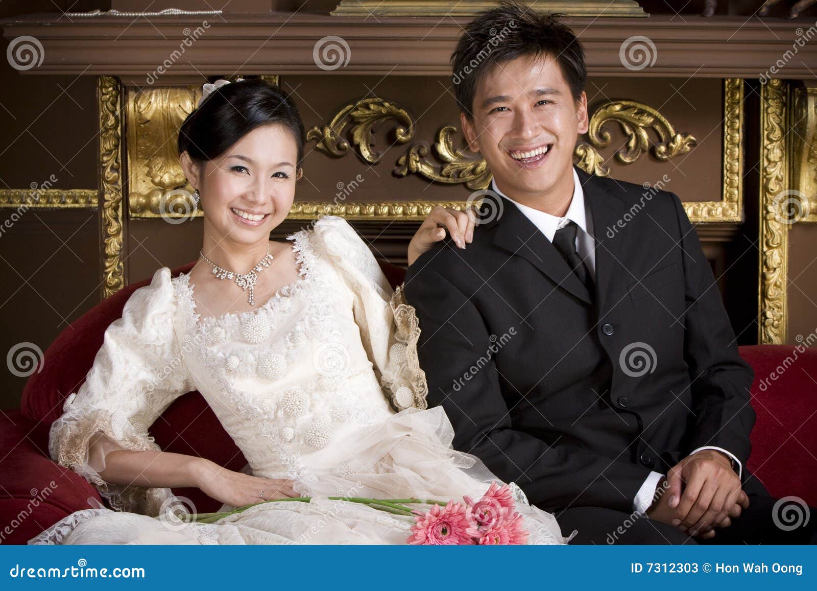 Newly wed couple 18 stock image. Image of candid, smiling - 7312303
