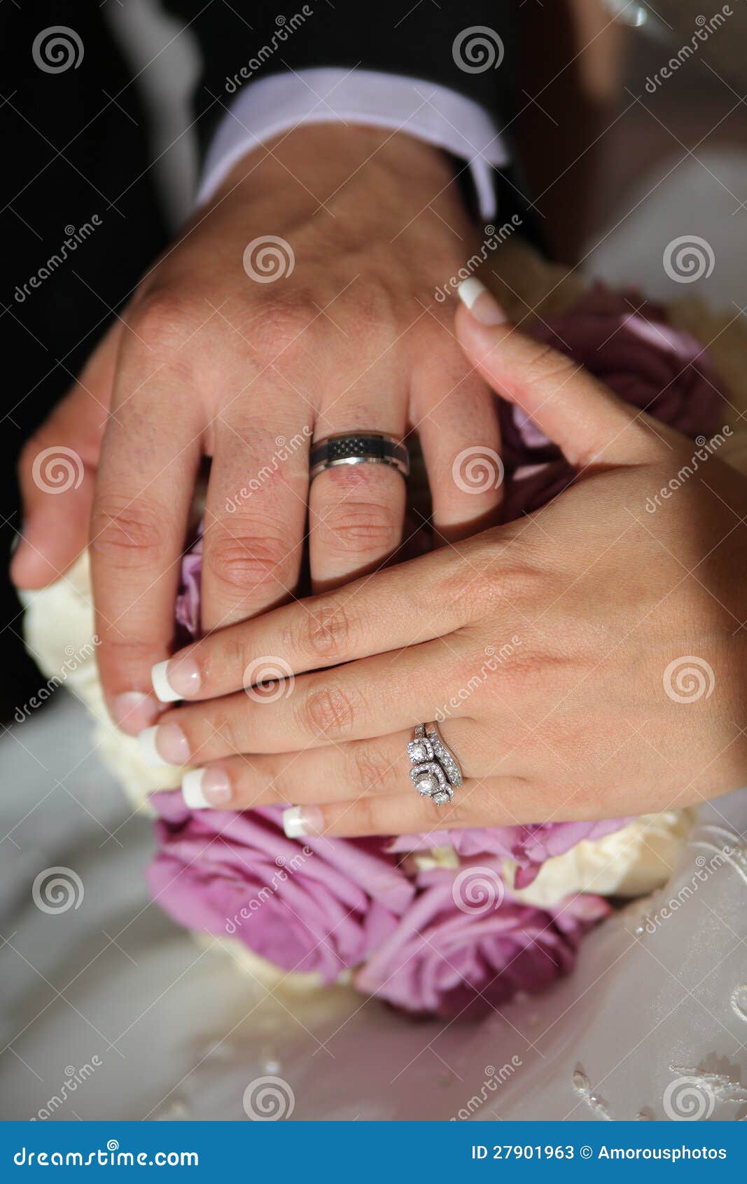 Newlywed Couple Holding Hands Stock Image - Image of married, flowers ... Newlywed Couple Holding Hands Stock Image - Image of married, flowers ...