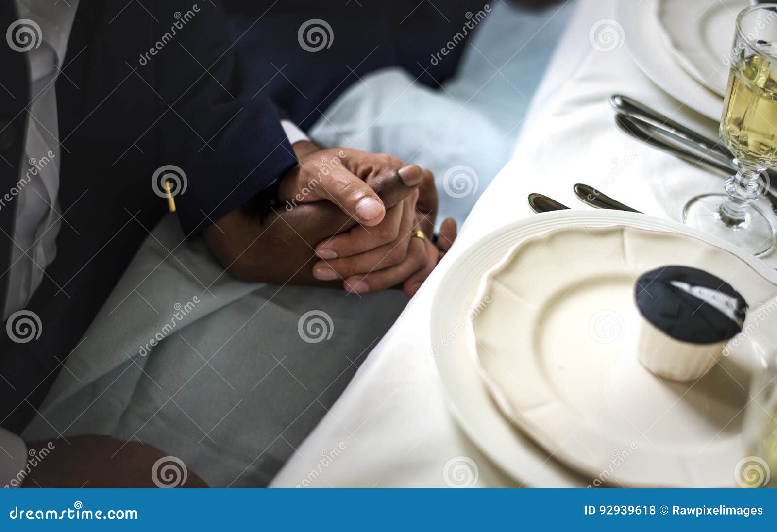 Newlywed Couple Holding Hands Together Stock Photo - Image of love ... Newlywed Couple Holding Hands Together Stock Photo - Image of love ...