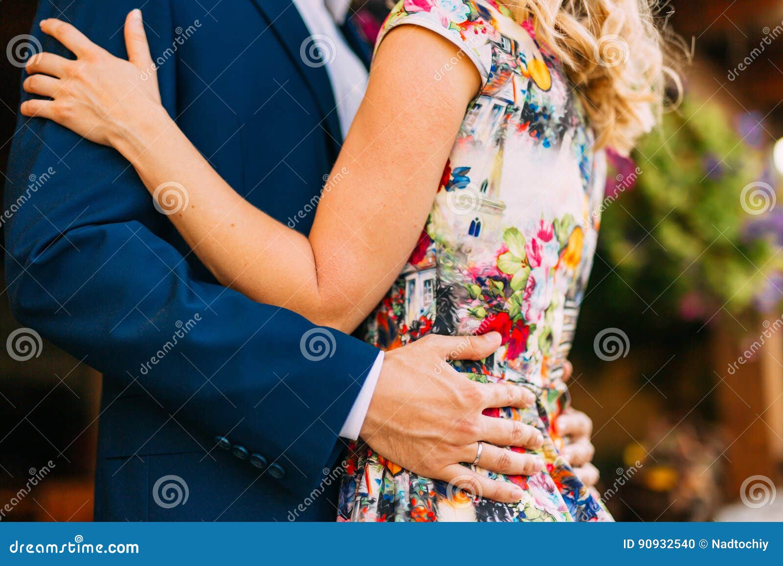 Newlyweds Hug Each Other in Montenegro Stock Photo - Image of husband ...