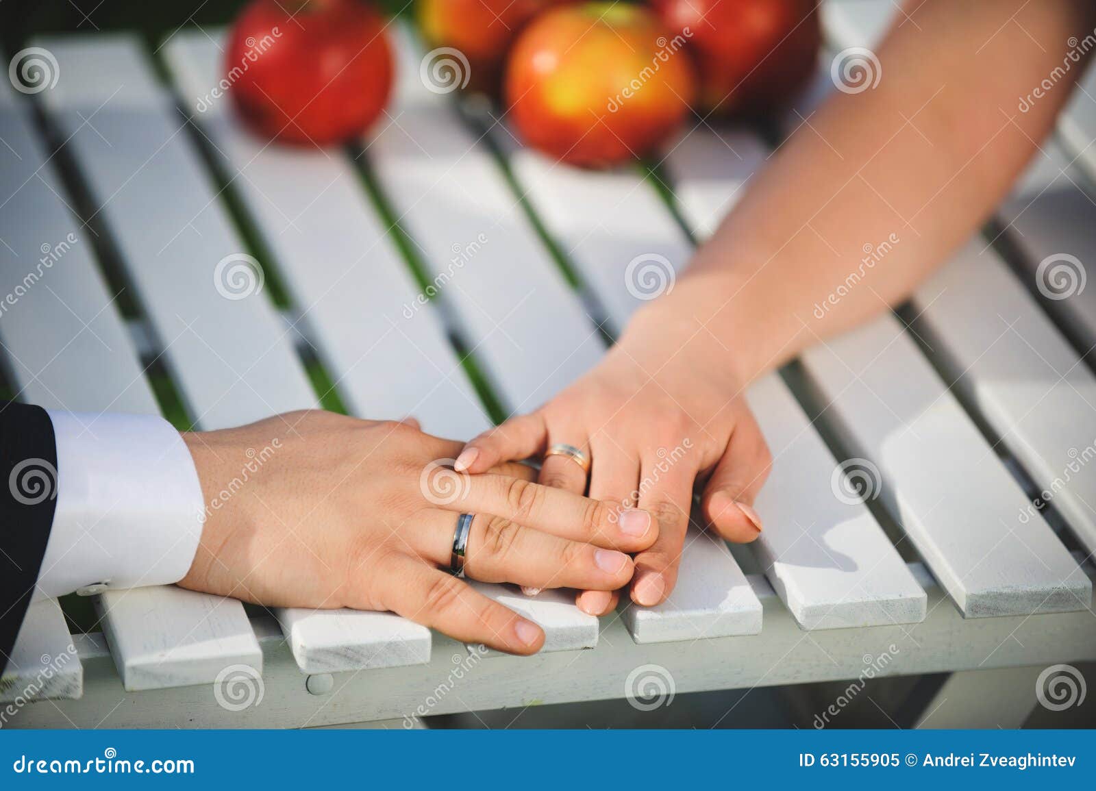 Newlyweds at Table stock image. Image of affectionate - 63155905