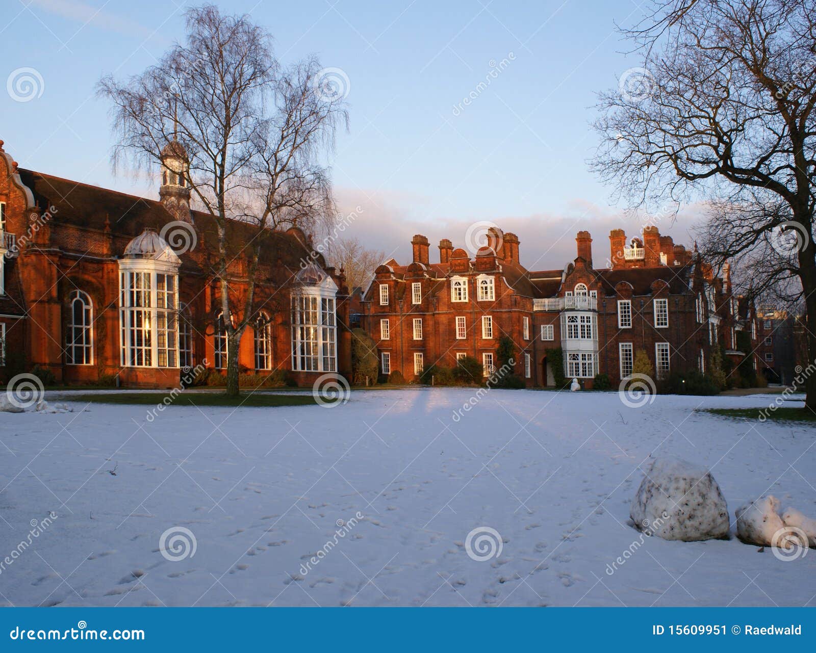 Newnham College stock image. Image of exterior, building - 15609951