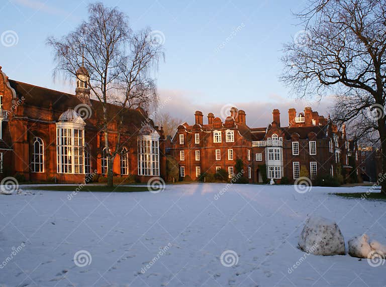 Newnham College stock image. Image of exterior, building - 15609951