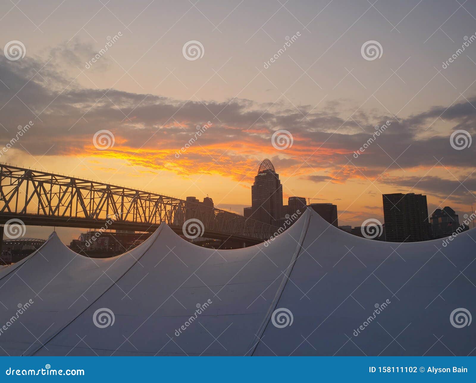 Newport Skyline editorial photography. Image of cincinnati - 158111102