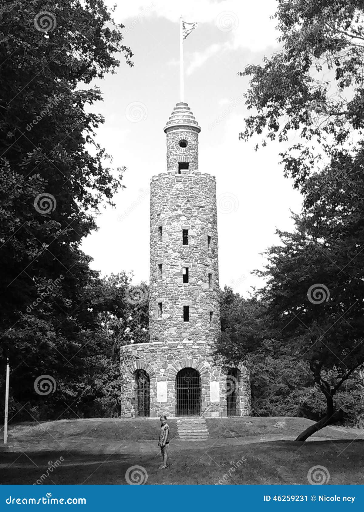 Newport tower editorial photo. Image of newport, tower - 46259231