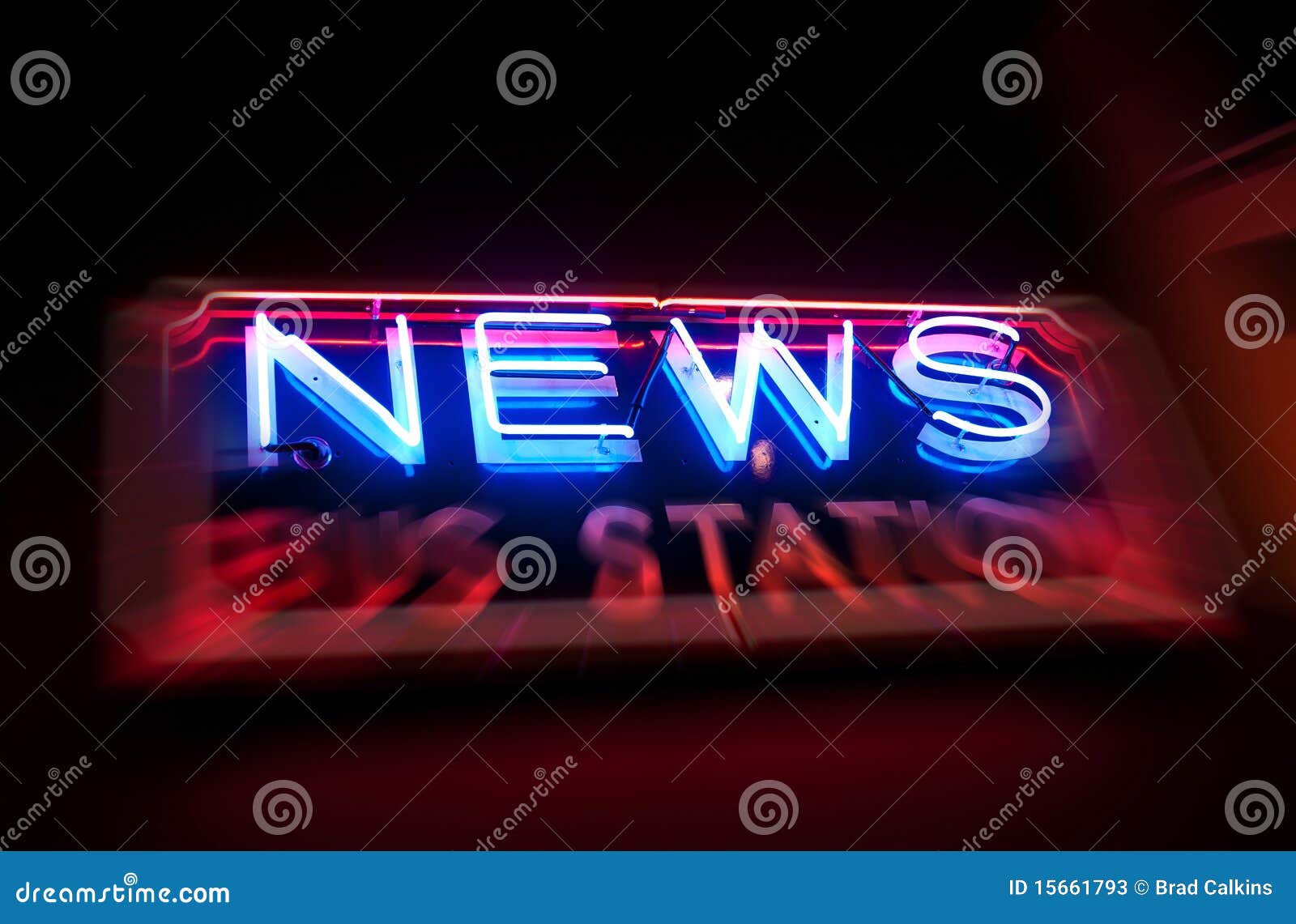 News stock image. Image of blur, retro, update, lights - 15661793