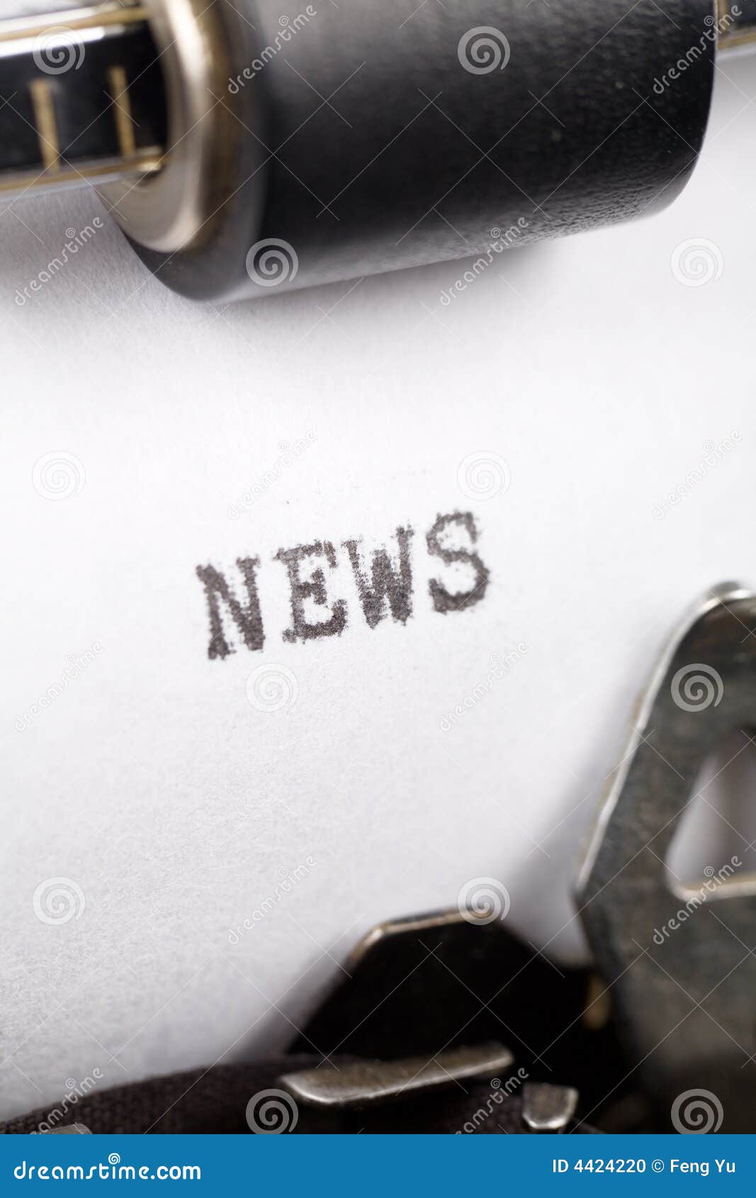 News stock photo. Image of document, typewriter, information - 4424220