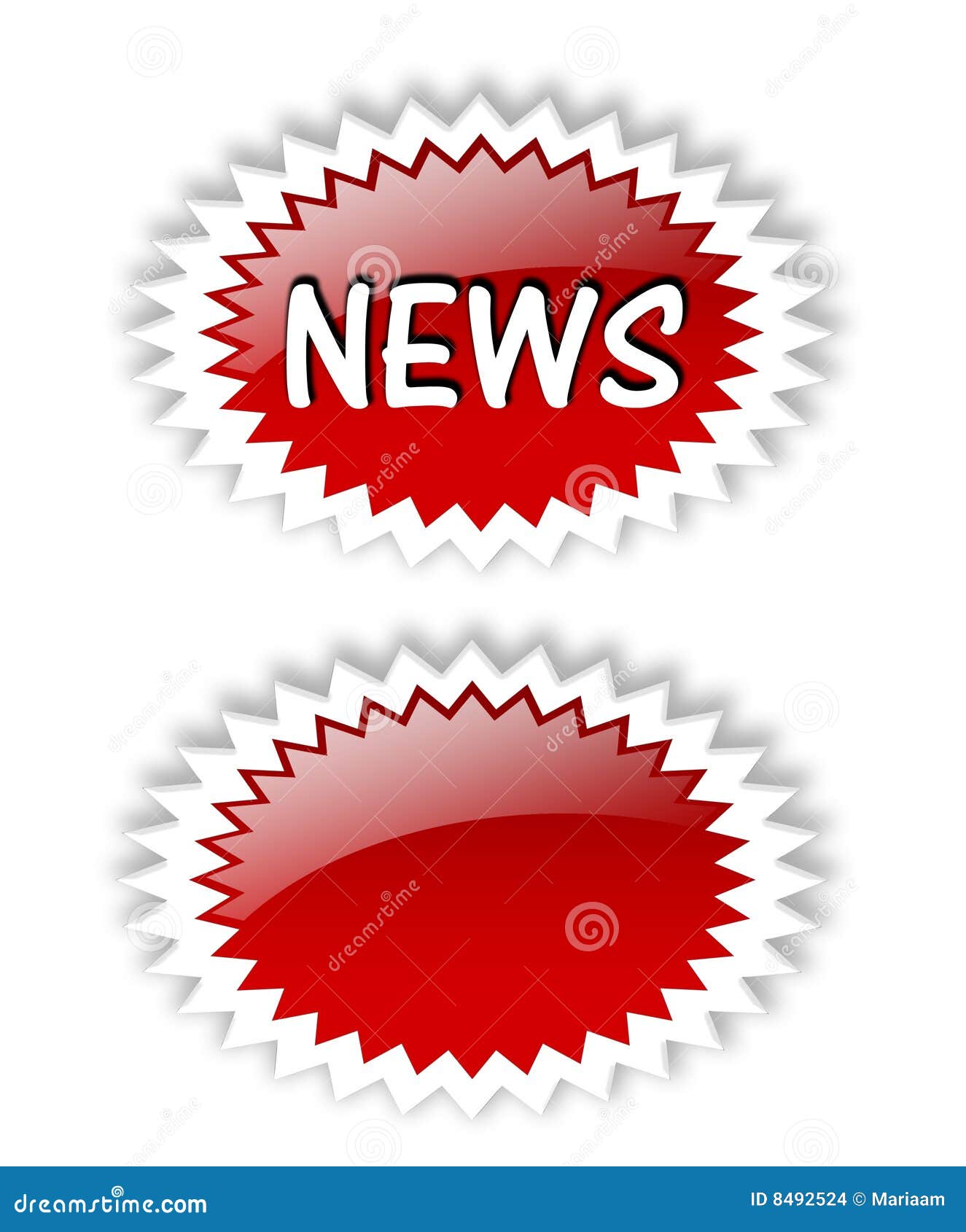 NEWS stock illustration. Illustration of button, information - 8492524