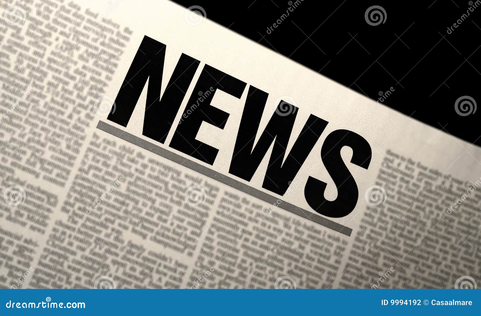 News stock photo. Image of page, caption, heading, business - 9994192