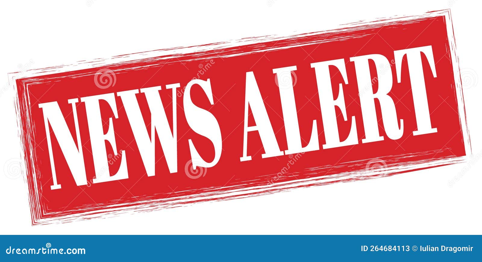 NEWS ALERT Text Written on Red Stamp Sign Stock Illustration ...