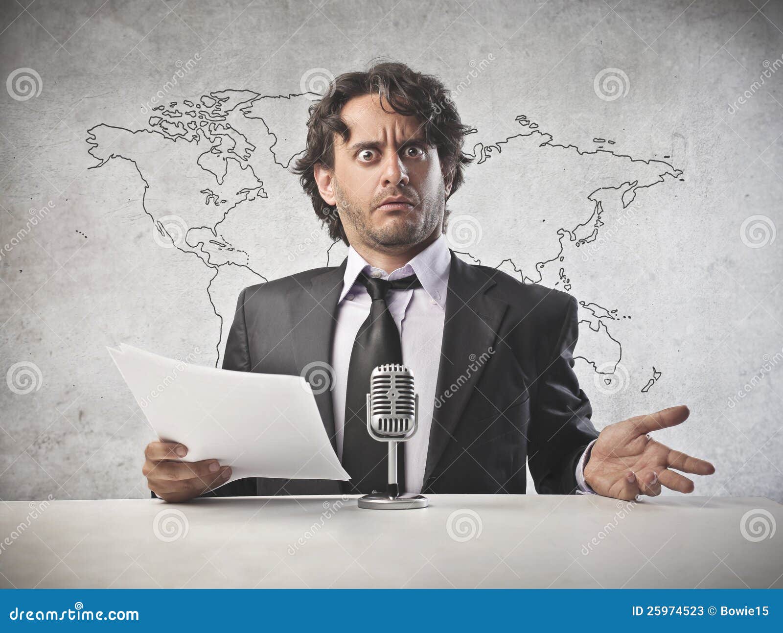 News Astonishment stock image. Image of caucasian, work - 25974523